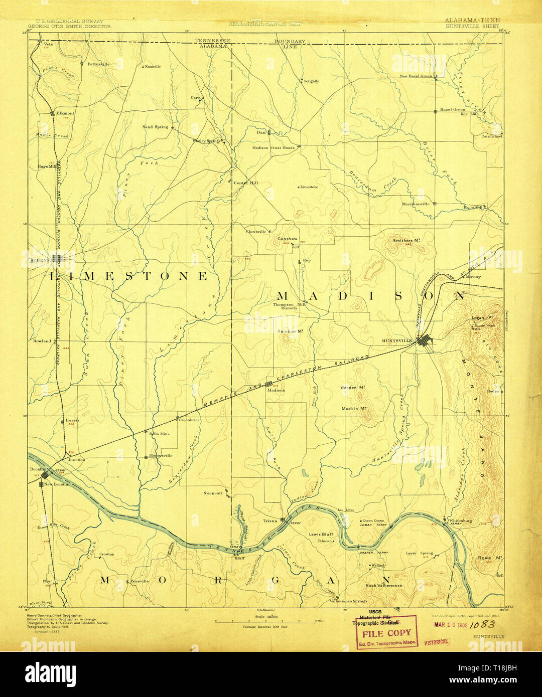 Map of huntsville alabama hi-res stock photography and images - Alamy