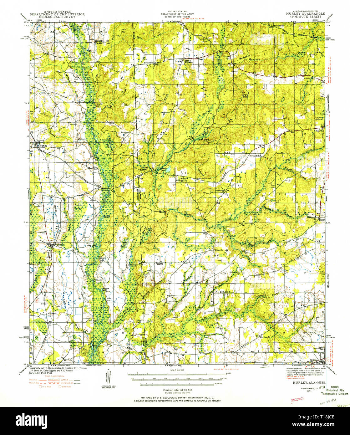 Hurley map hi-res stock photography and images - Alamy