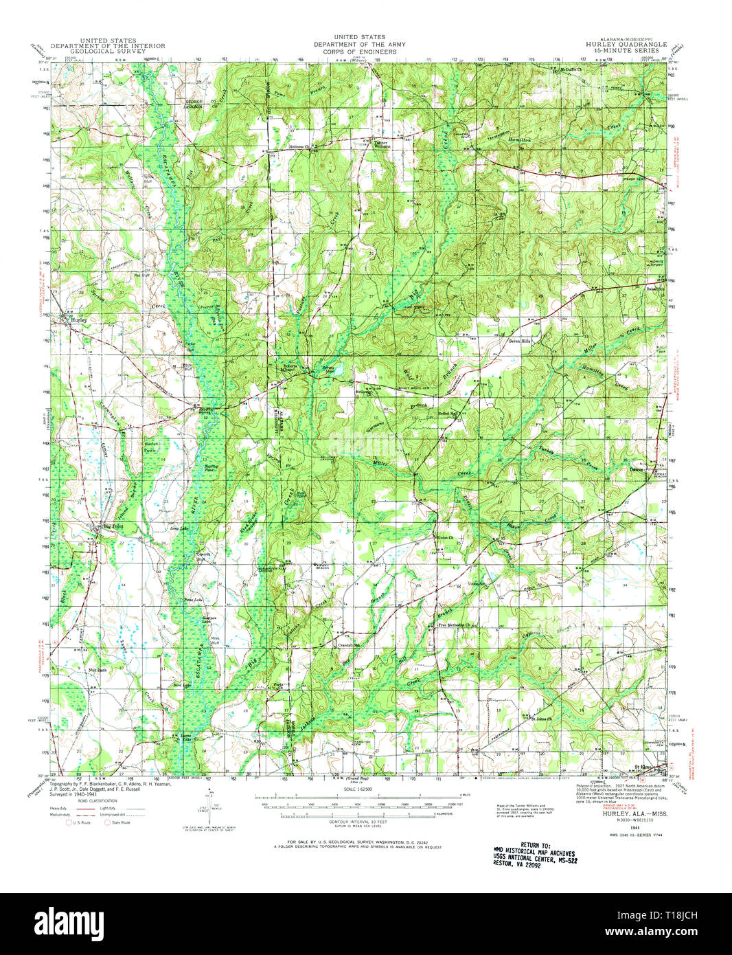 Hurley map Cut Out Stock Images & Pictures - Alamy