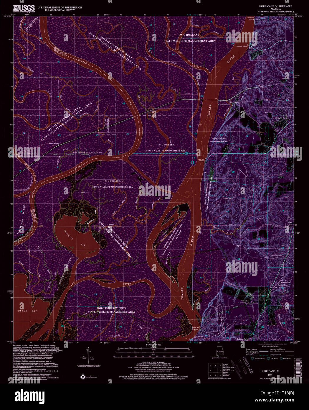 Historical hurricane map hi-res stock photography and images - Alamy