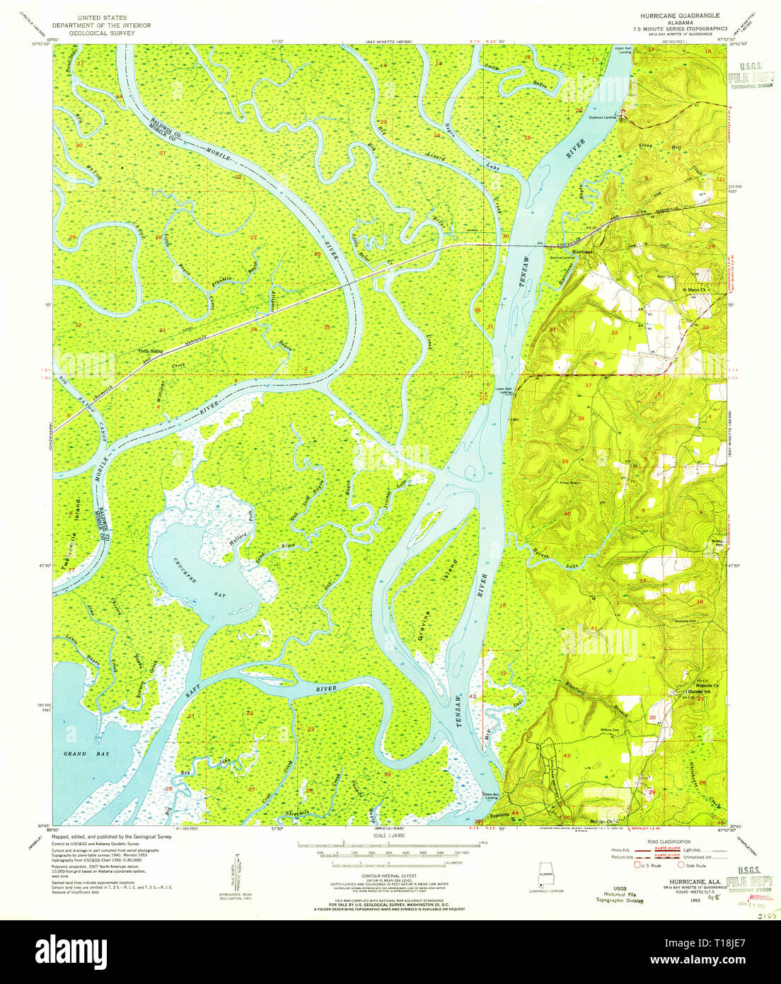 Historical hurricane map hi-res stock photography and images - Alamy