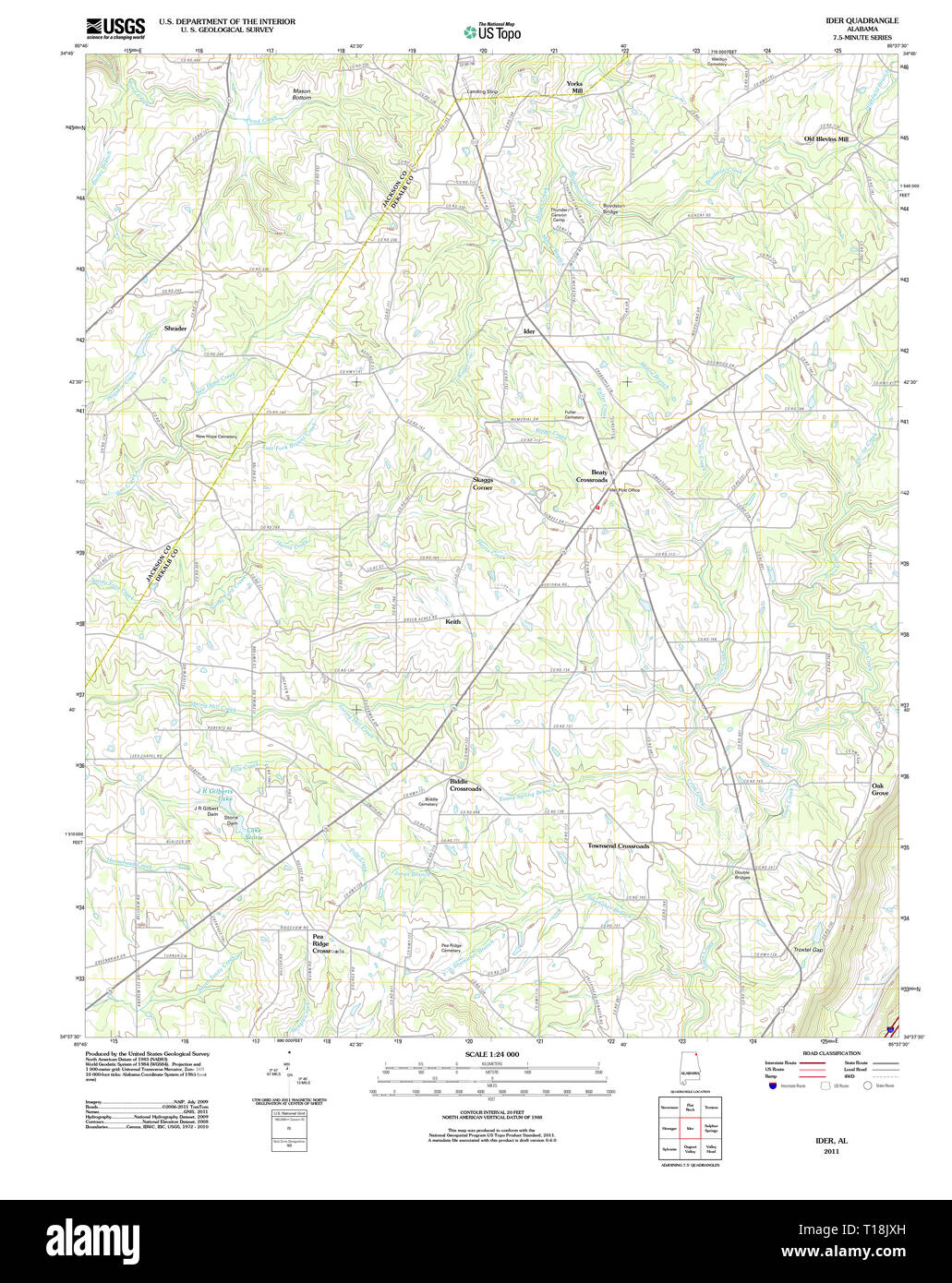 Geological map of alabama hi-res stock photography and images - Alamy