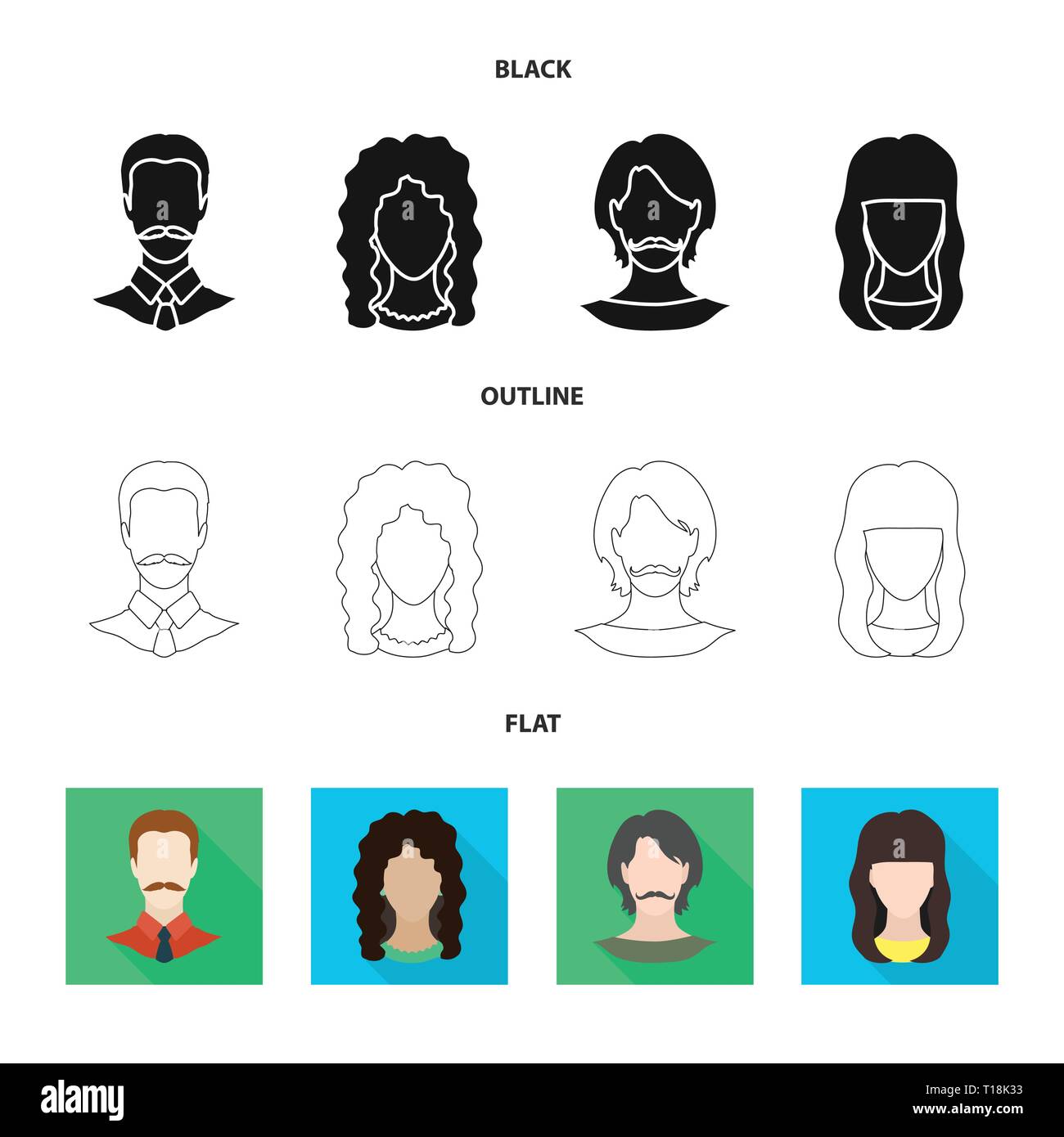 Vector design of professional and photo symbol. Set of professional and ...