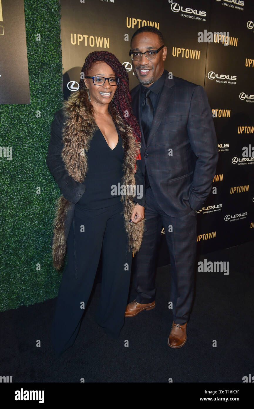 Celebrities arrive to attend the Uptown Honours Hollywood Pre Oscar ...