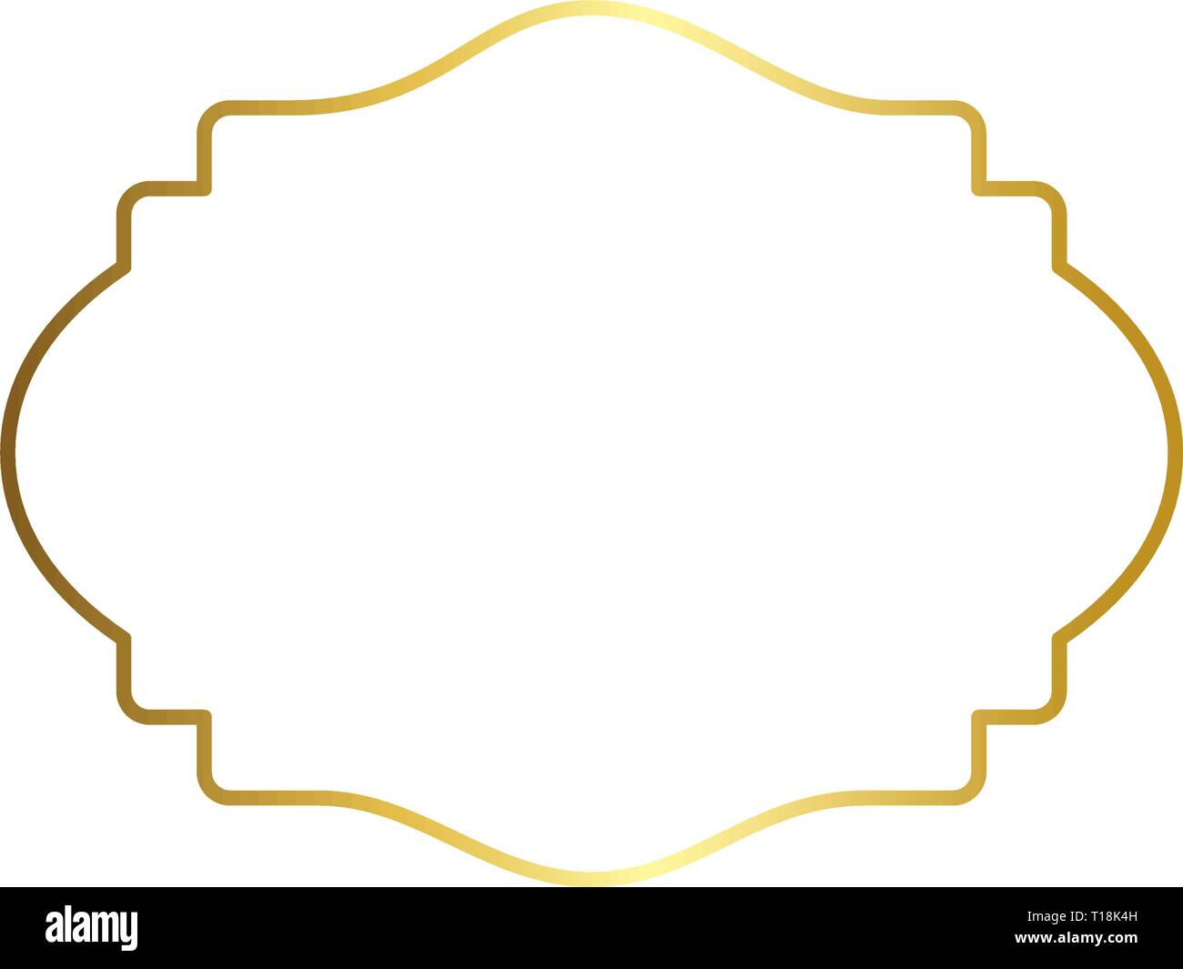 Vintage Square Frame Border