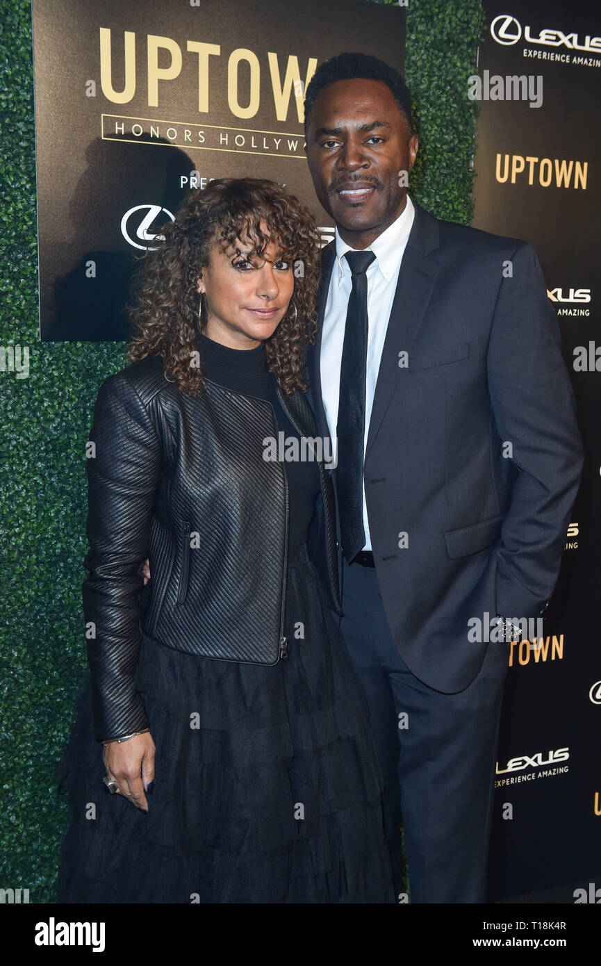 Celebrities arrive to attend the Uptown Honours Hollywood Pre Oscar ...