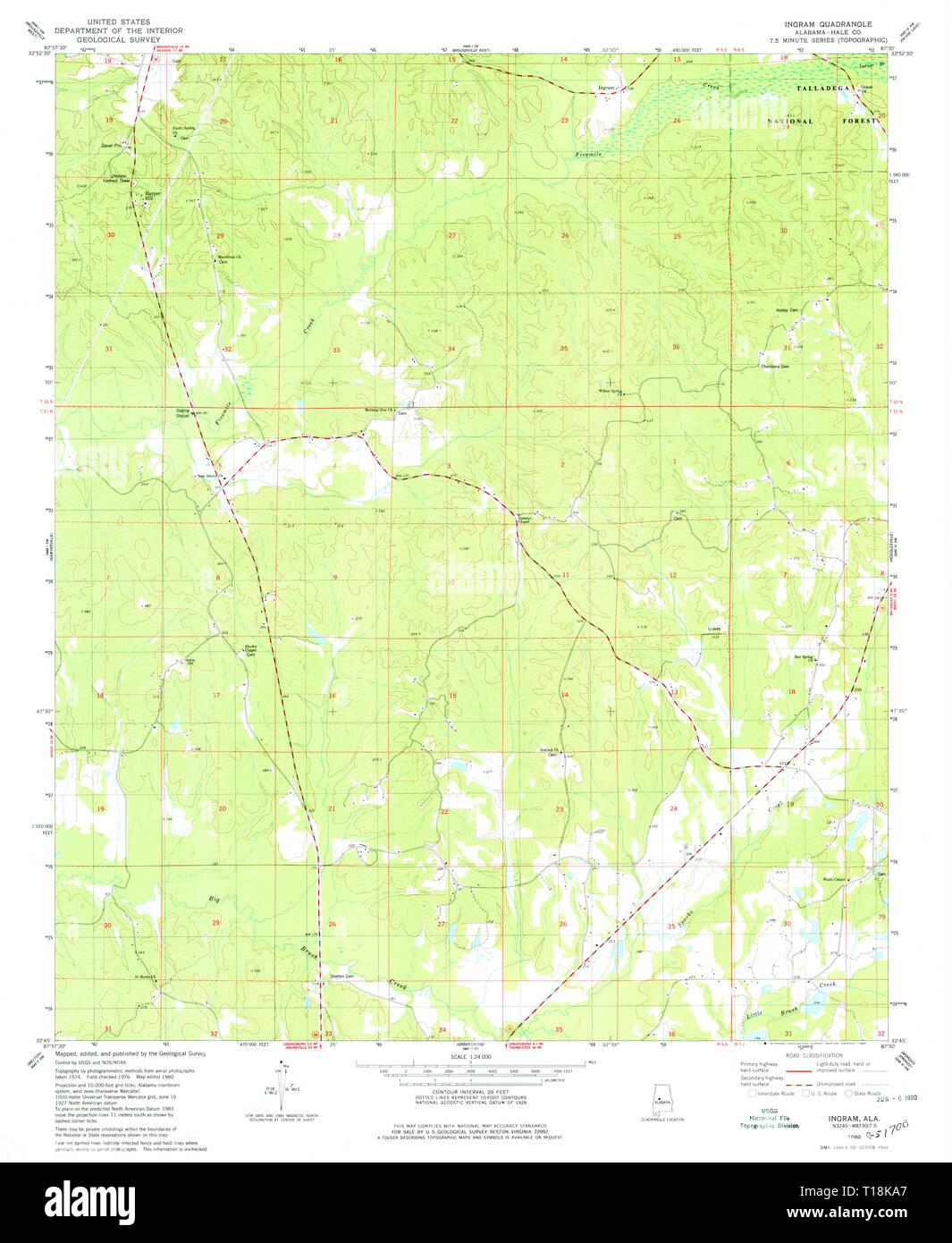 Map of ingram Cut Out Stock Images & Pictures - Alamy