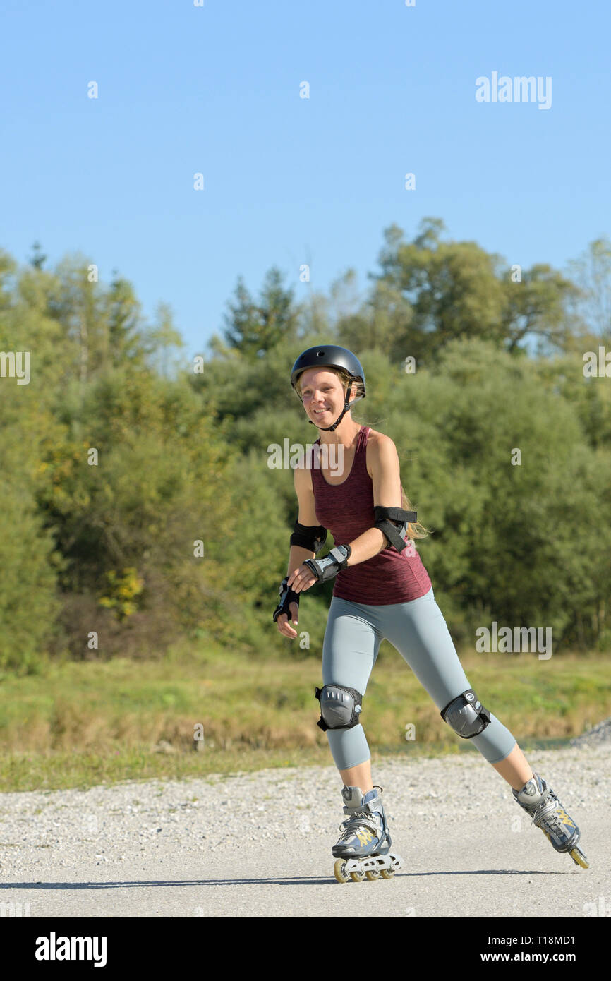 Rollerblading Women High Resolution Stock Photography and Images - Alamy