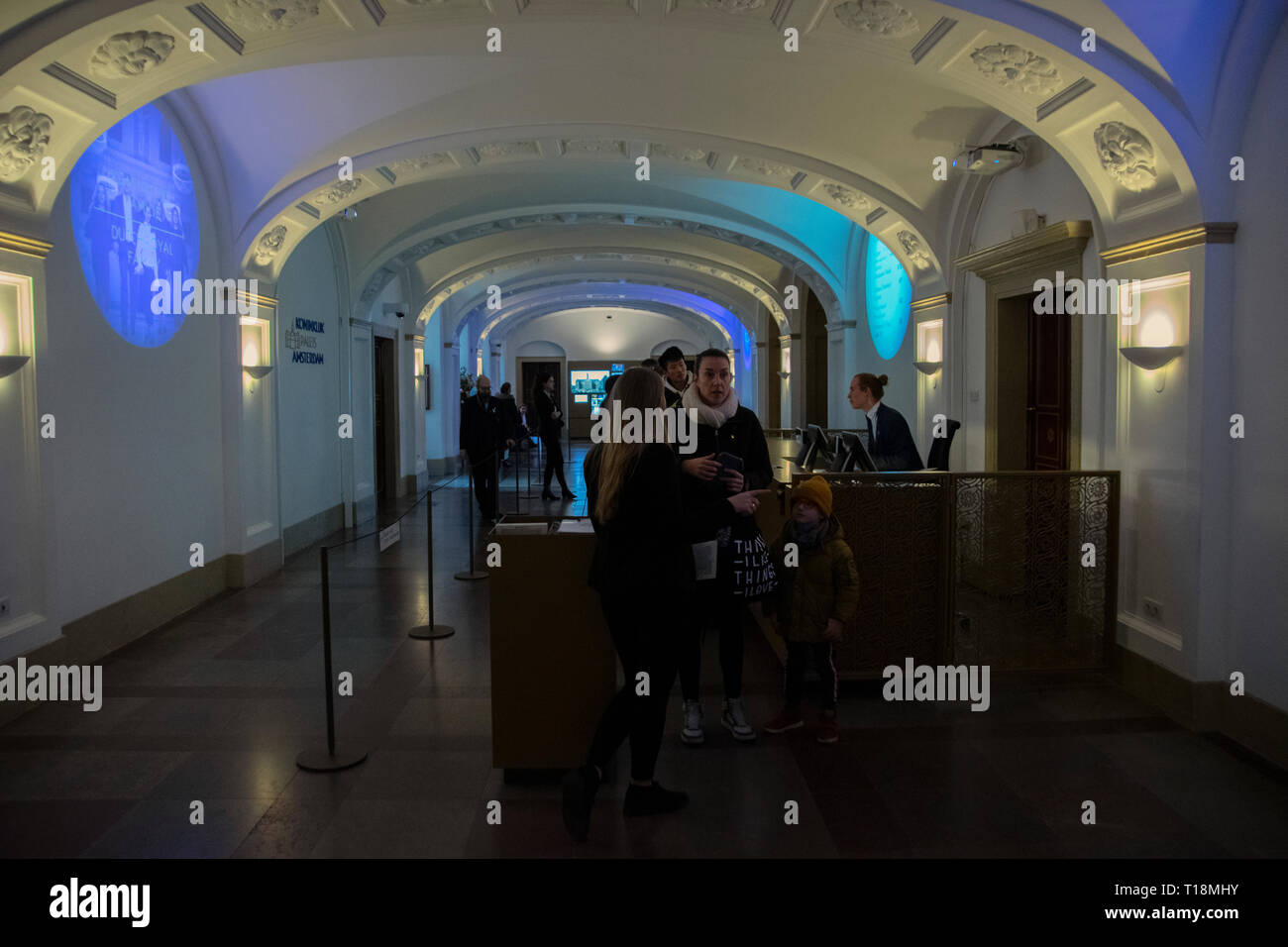 Ticket Counter At The Palace At Dam Square Amsterdam The Netherlands ...