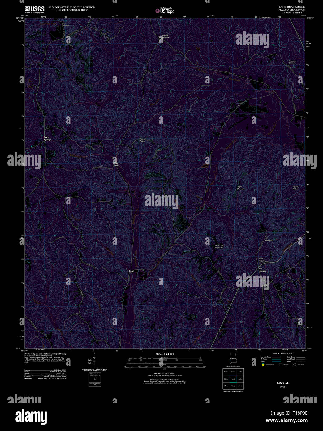 Historical land survey map hi-res stock photography and images - Alamy