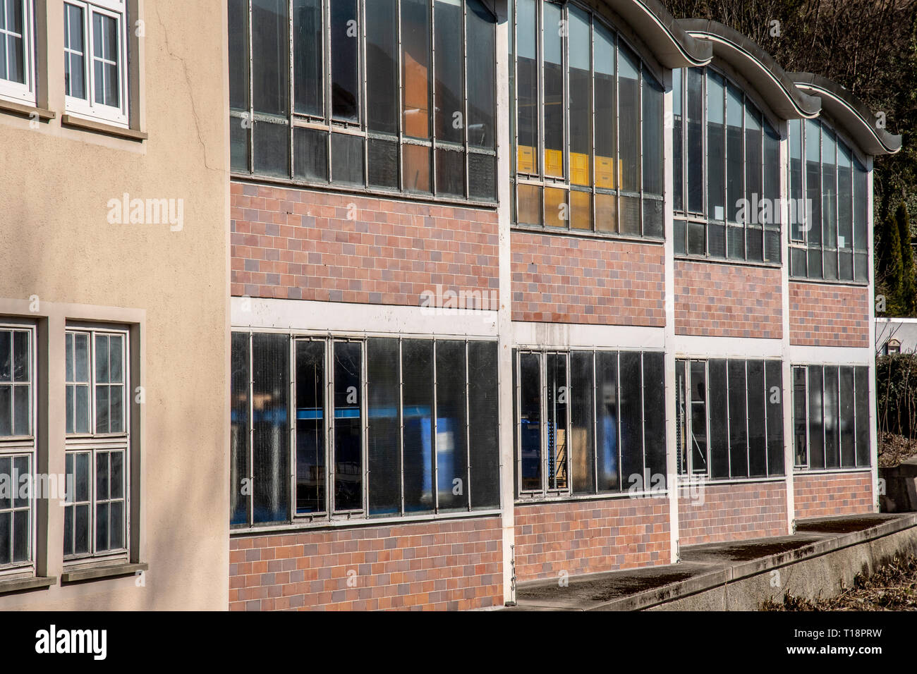 Window of an old factory building Stock Photo - Alamy