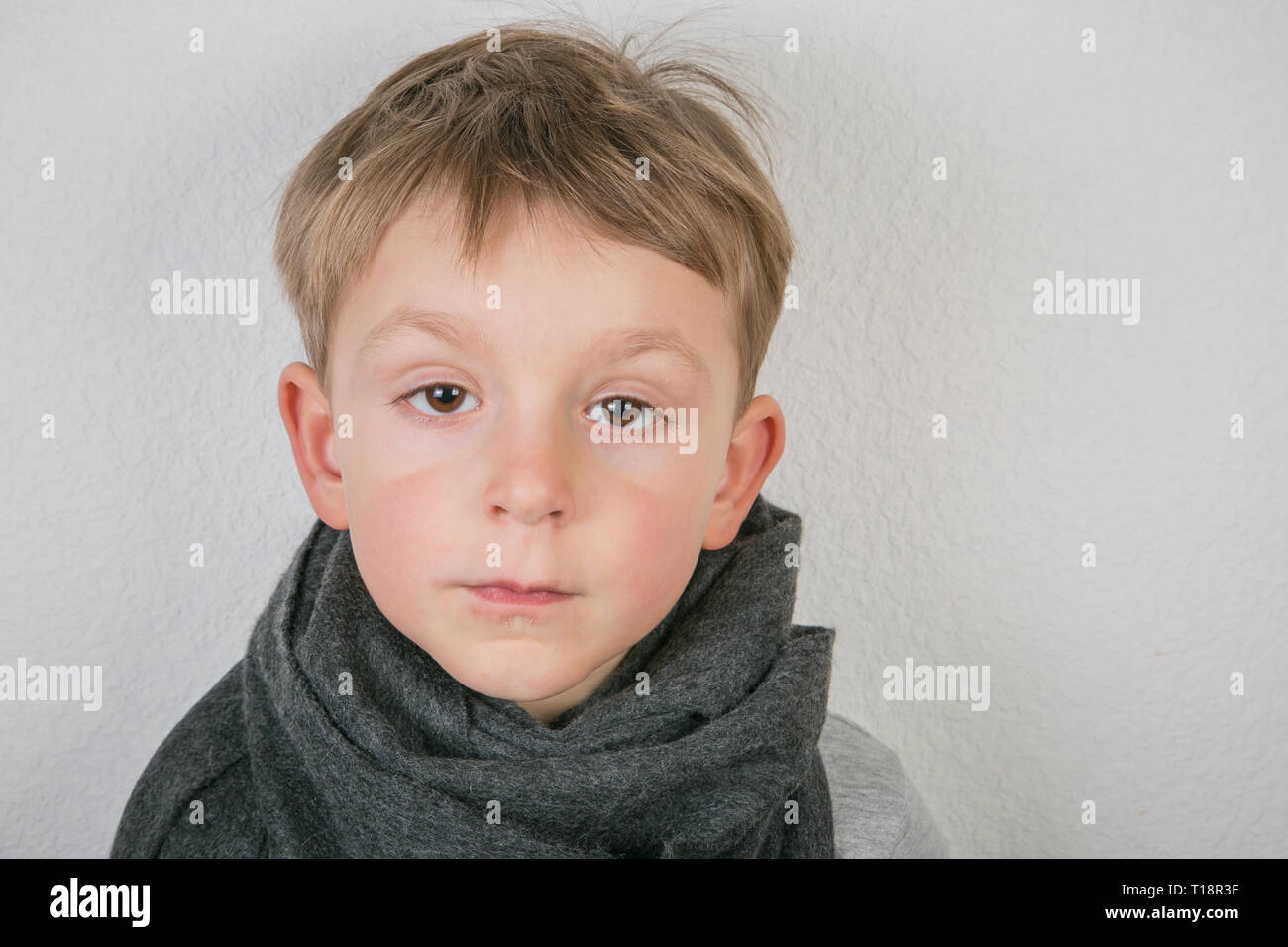 Boy with fever hi-res stock photography and images - Alamy
