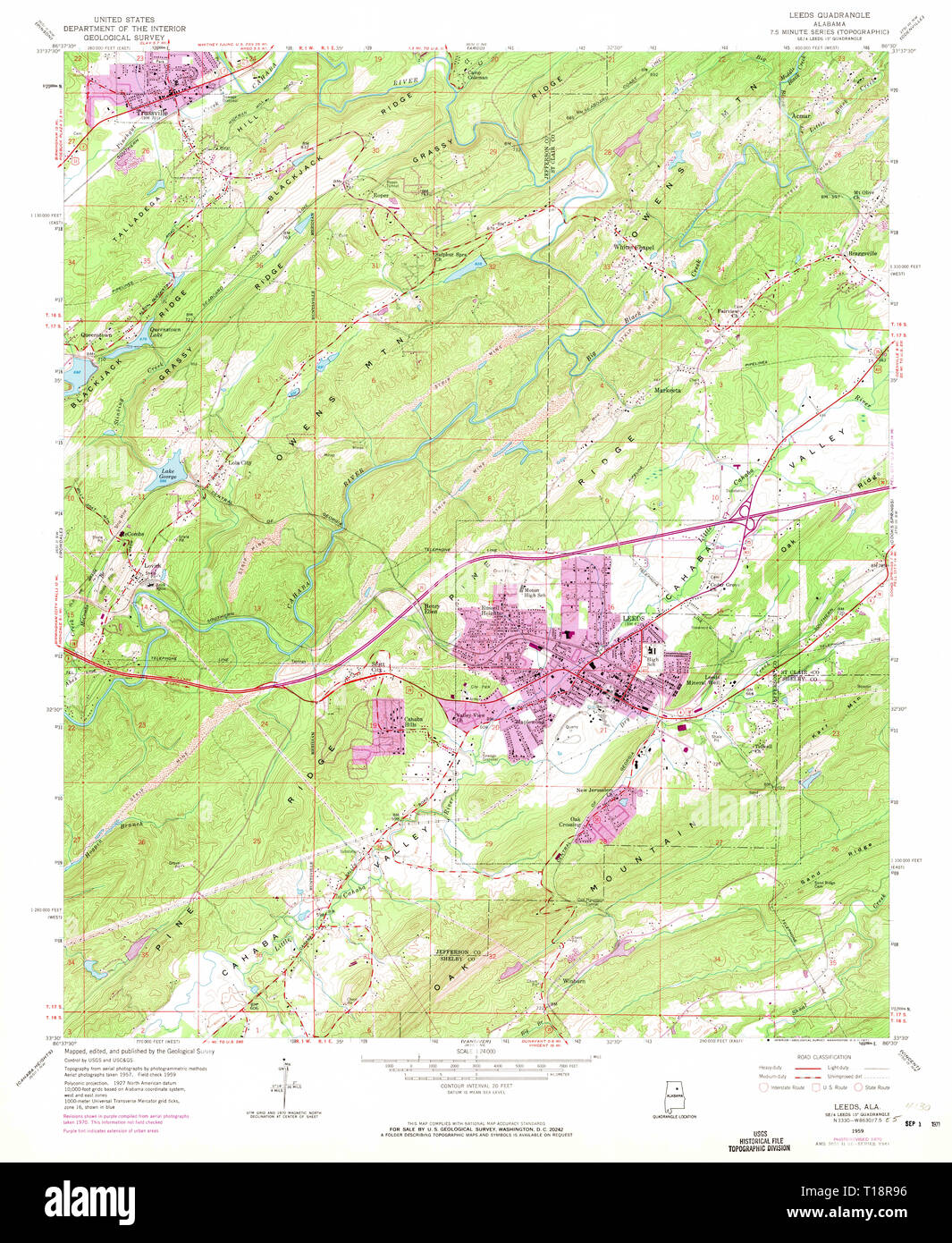 1959 map Cut Out Stock Images & Pictures - Alamy