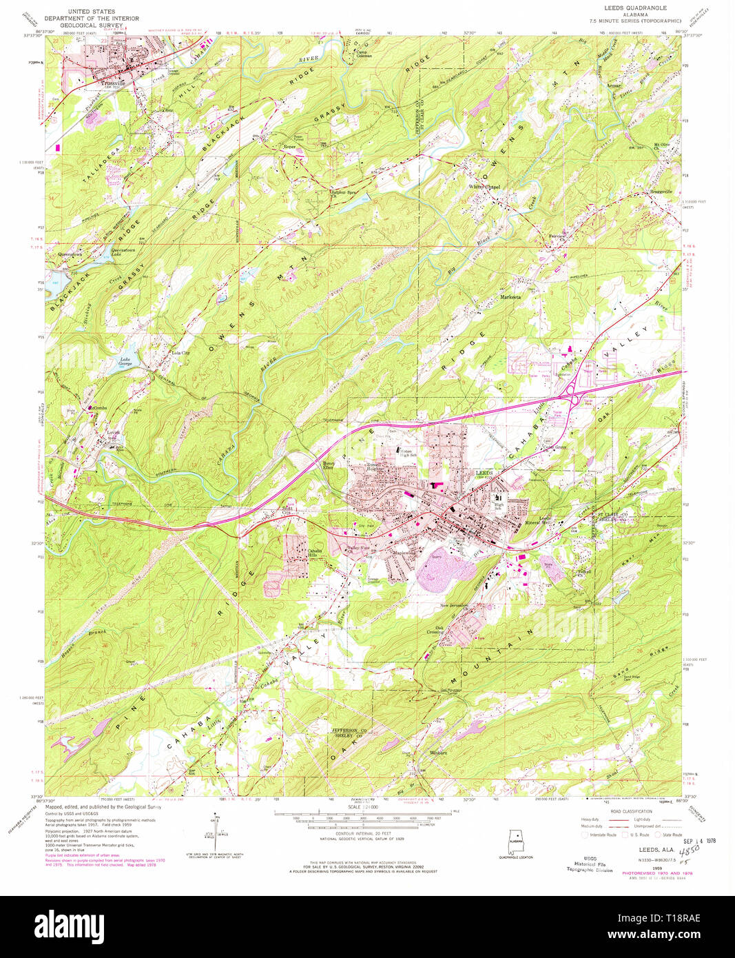 1959 map Cut Out Stock Images & Pictures - Alamy