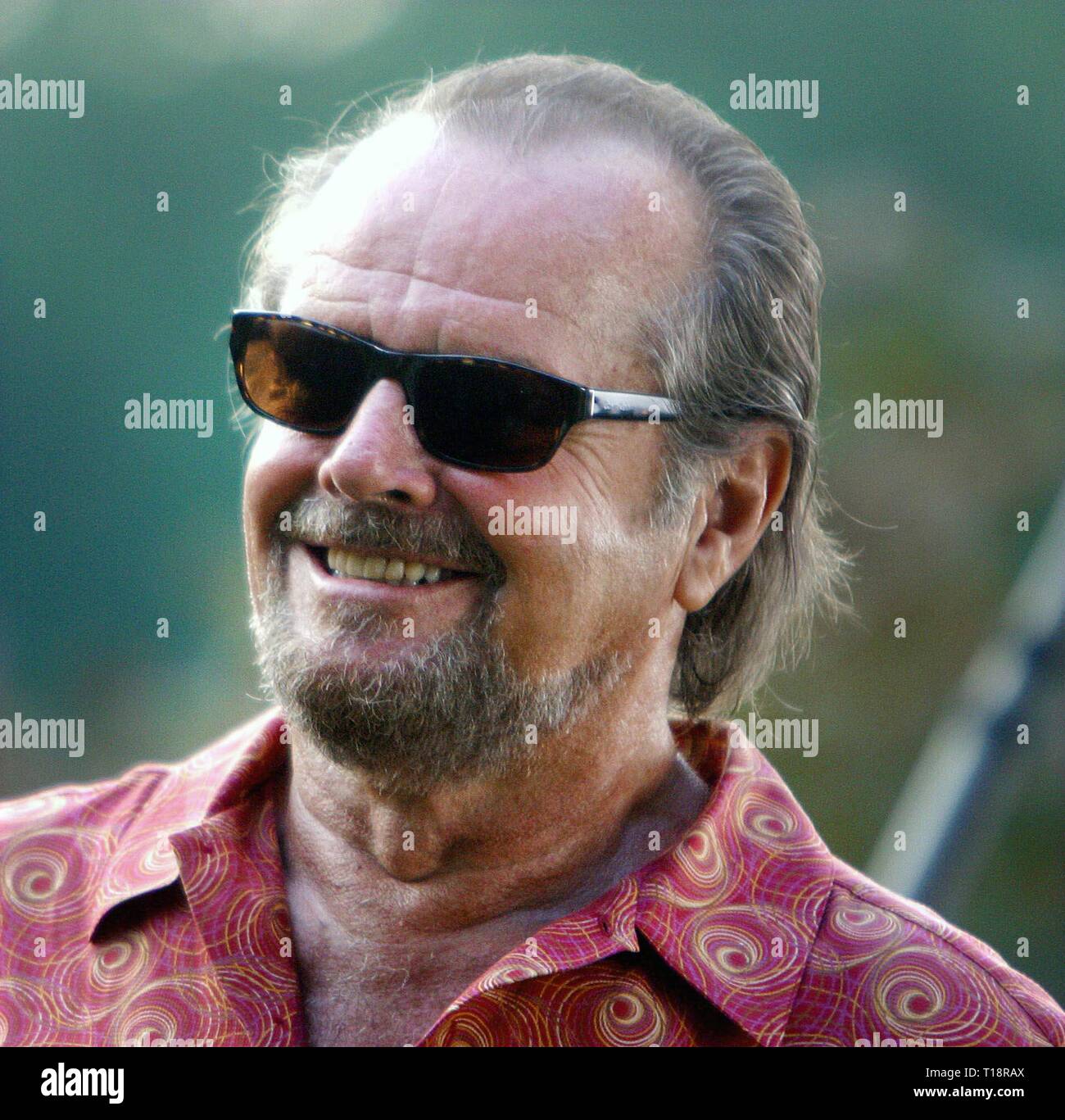 JACK NICHOLSON 2002 ON LOCATION FILMING THE MOVIE "ANGER MANAGEMENT ...