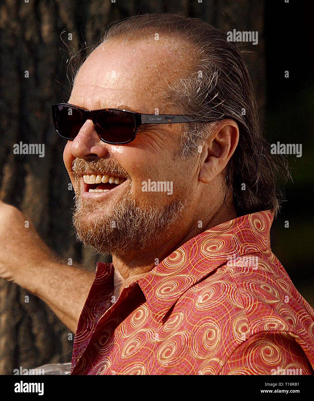JACK NICHOLSON 2002 ON LOCATION FILMING THE MOVIE "ANGER MANAGEMENT ...