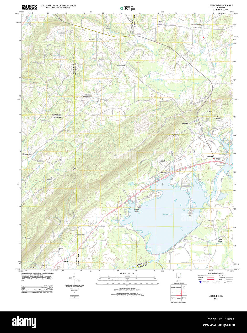 Map of leesburg hi-res stock photography and images - Alamy