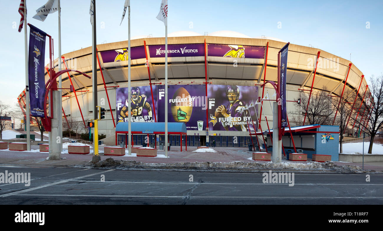 Metrodome roof hi-res stock photography and images - Alamy