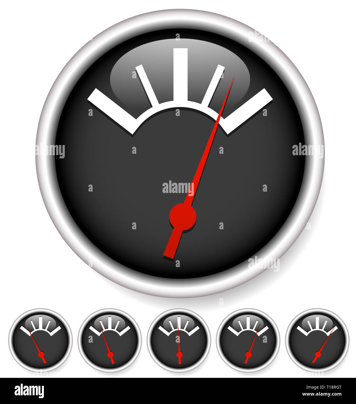 Generic dial, gauge, guage. Measurement, level indicators Stock Photo ...