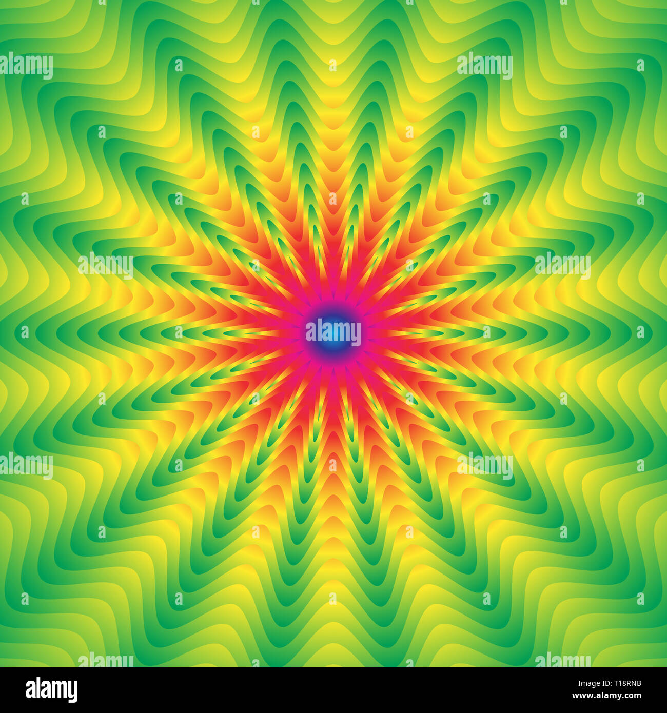 Blended shapes with gradient fills, abstract psychedelic background ...