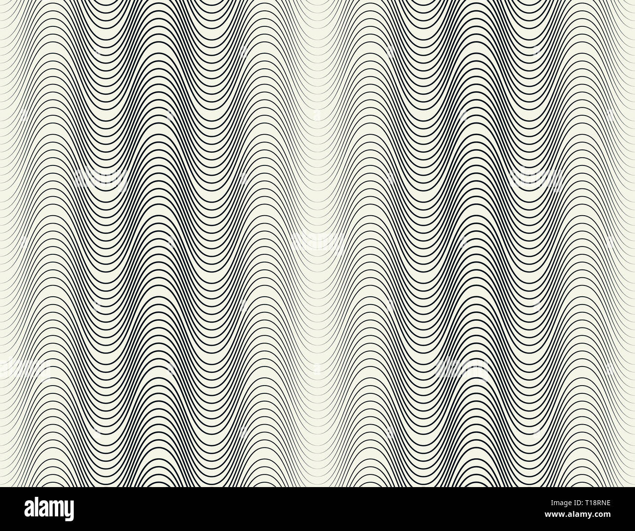 Wavy, waveform lines seamless pattern. (4 tiles on the image Stock ...