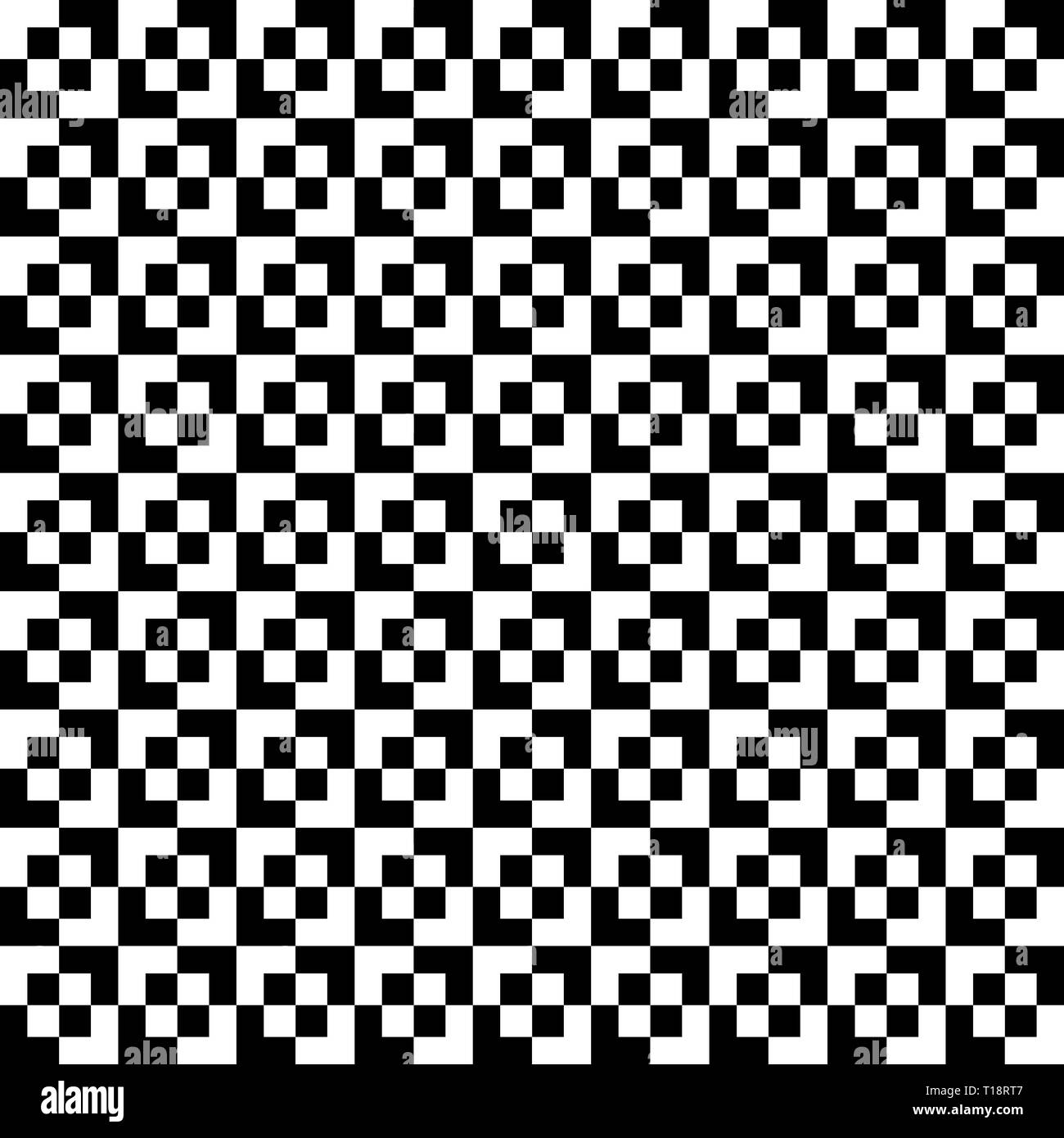 Checkered abstract pattern. Seamlessly repeatable. Vector illustration ...