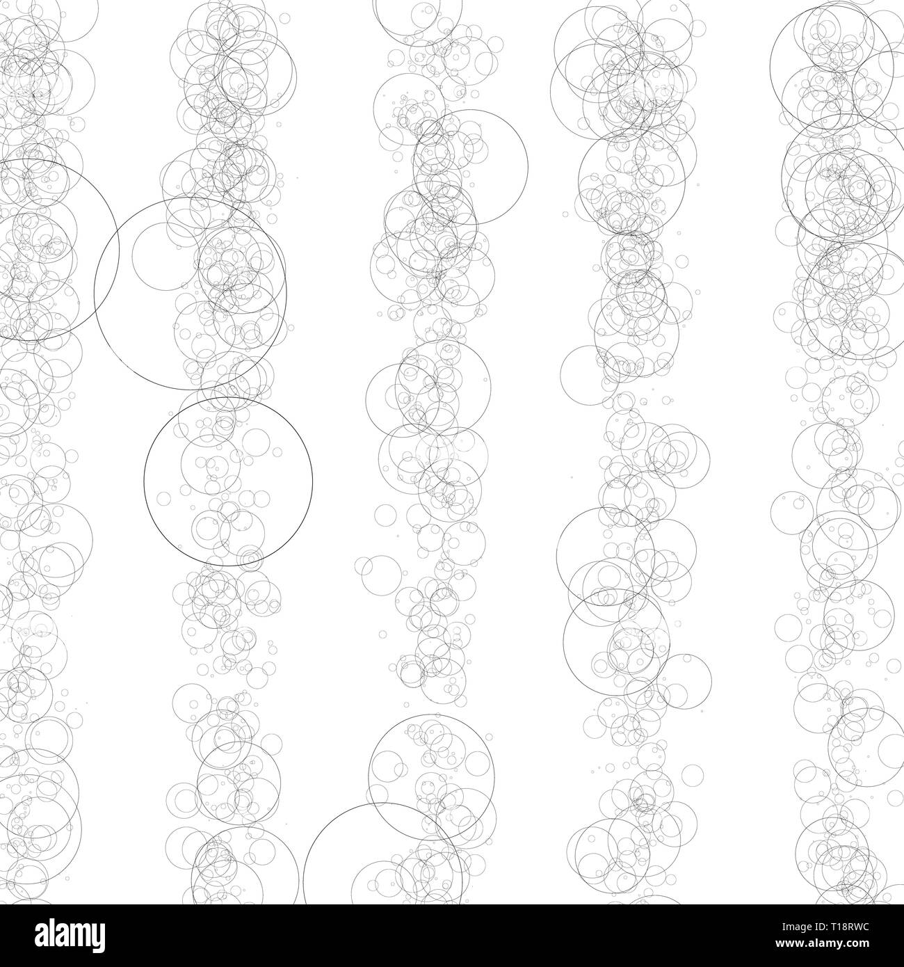 Artistic abstract vector. Random circles in vertical lines Stock Photo ...