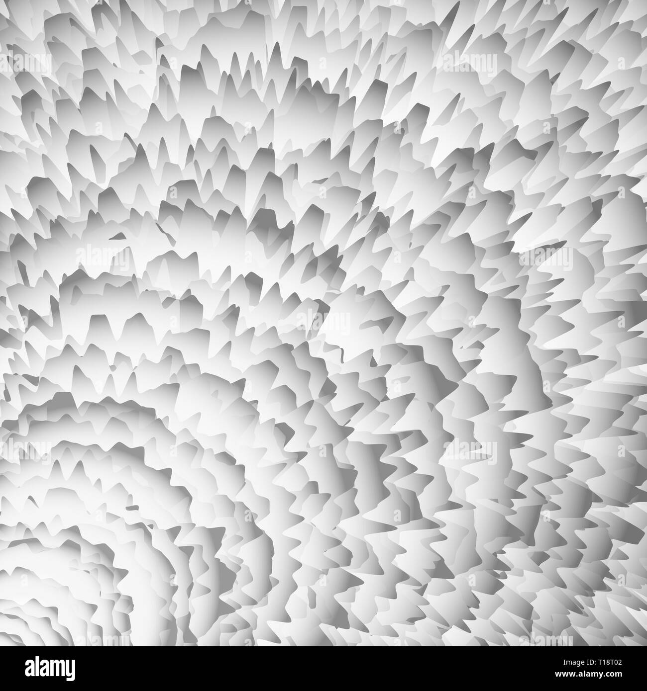 Jagged forms Black and White Stock Photos & Images - Alamy