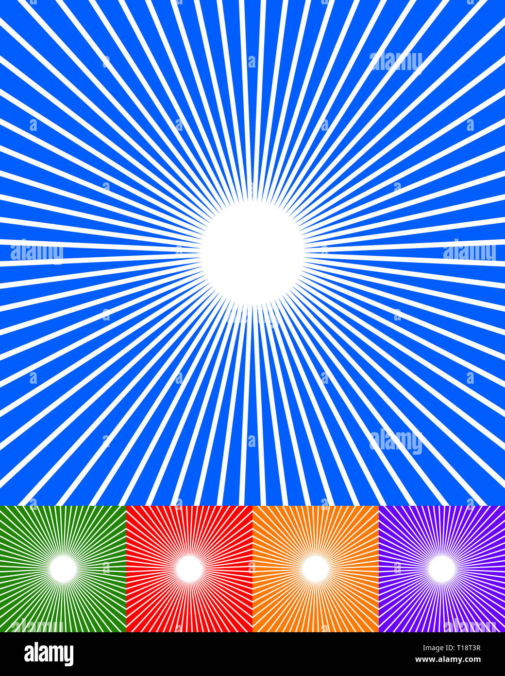 Abstract starburst, sunburst, converging lines background. vector Stock ...