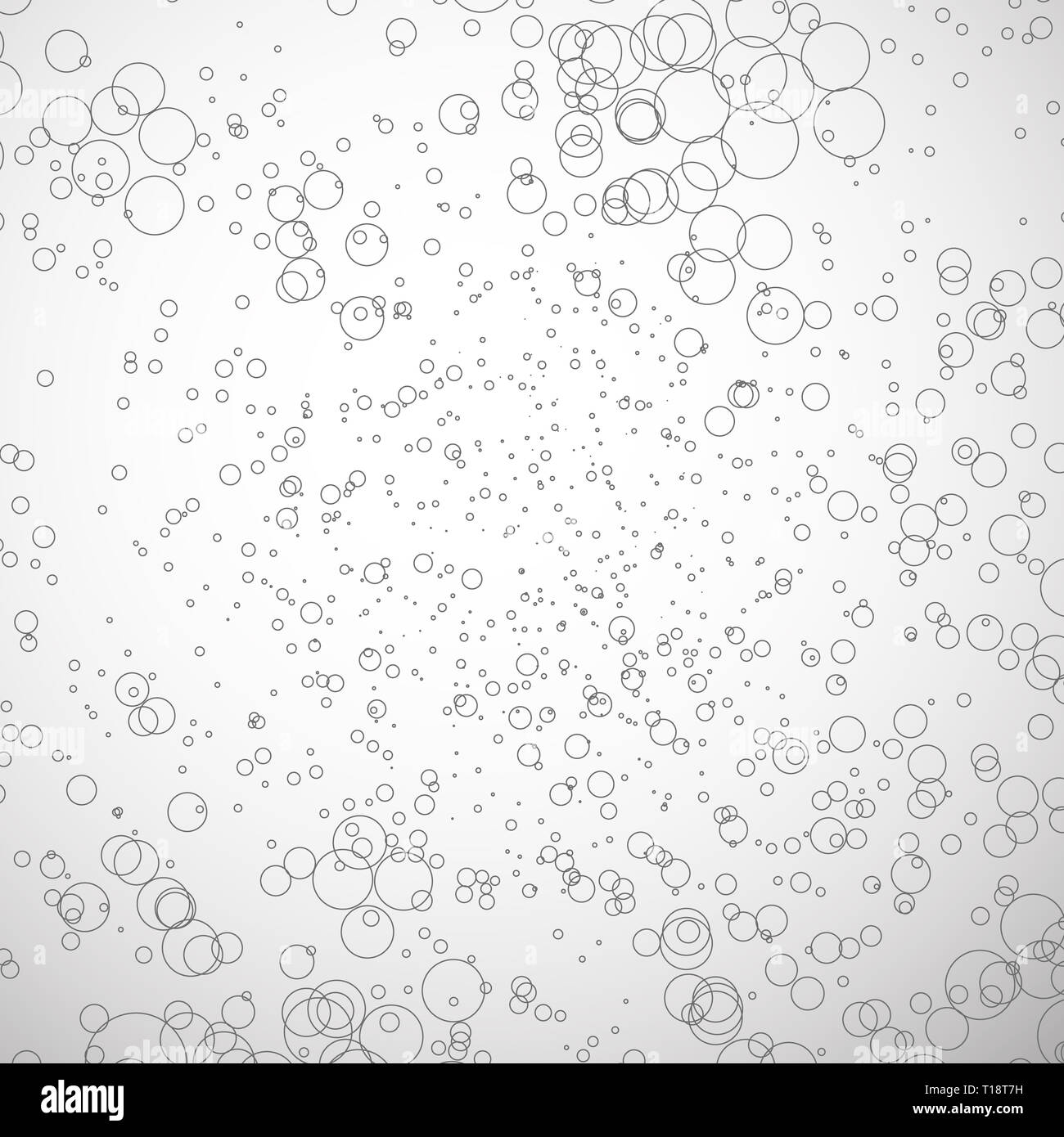 Vector texture, pattern with scattered, random circles Stock Photo - Alamy