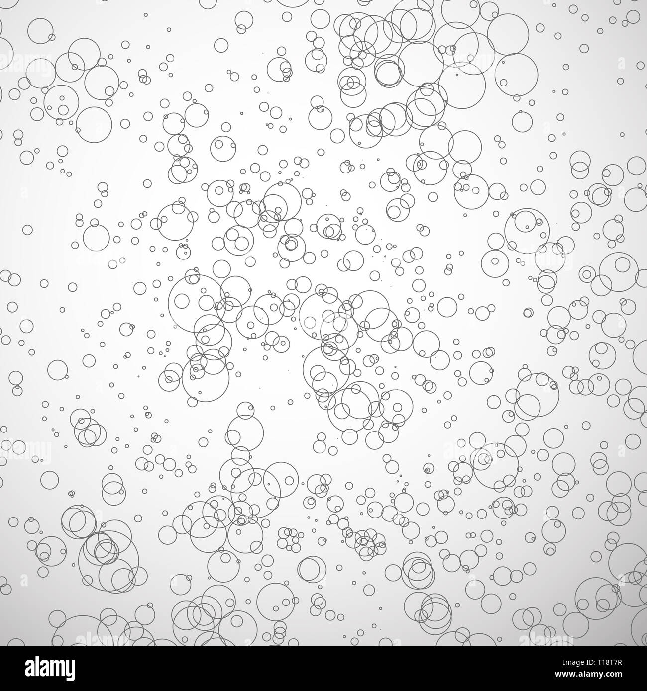 Vector texture, pattern with scattered, random circles Stock Photo - Alamy