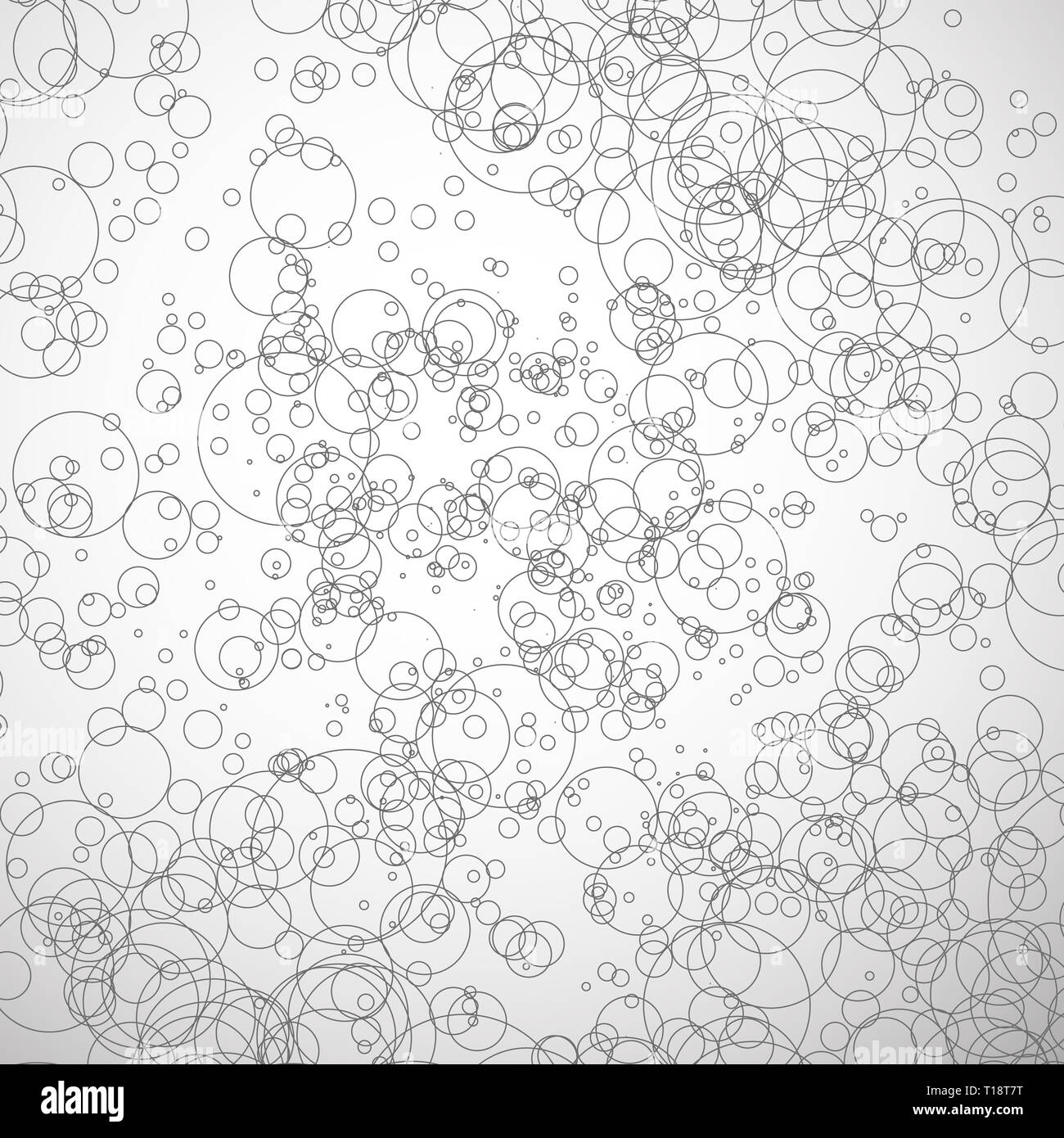 Vector texture, pattern with scattered, random circles Stock Photo - Alamy