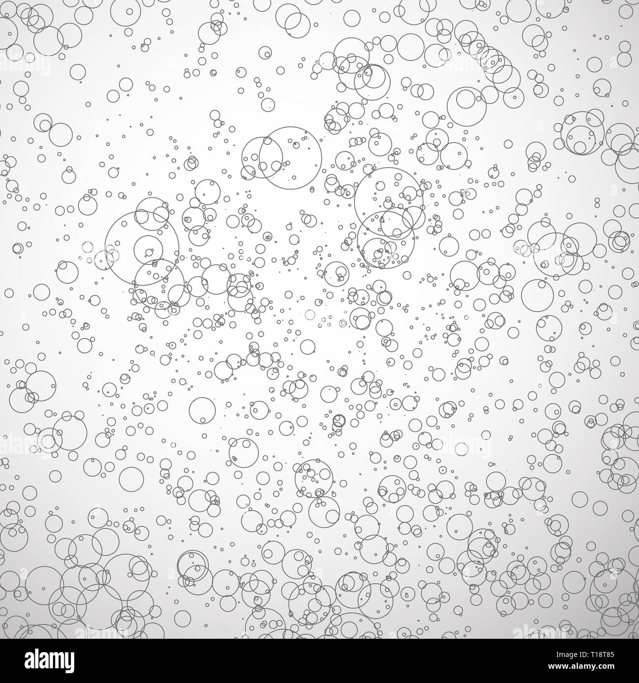 Vector texture, pattern with scattered, random circles Stock Photo - Alamy