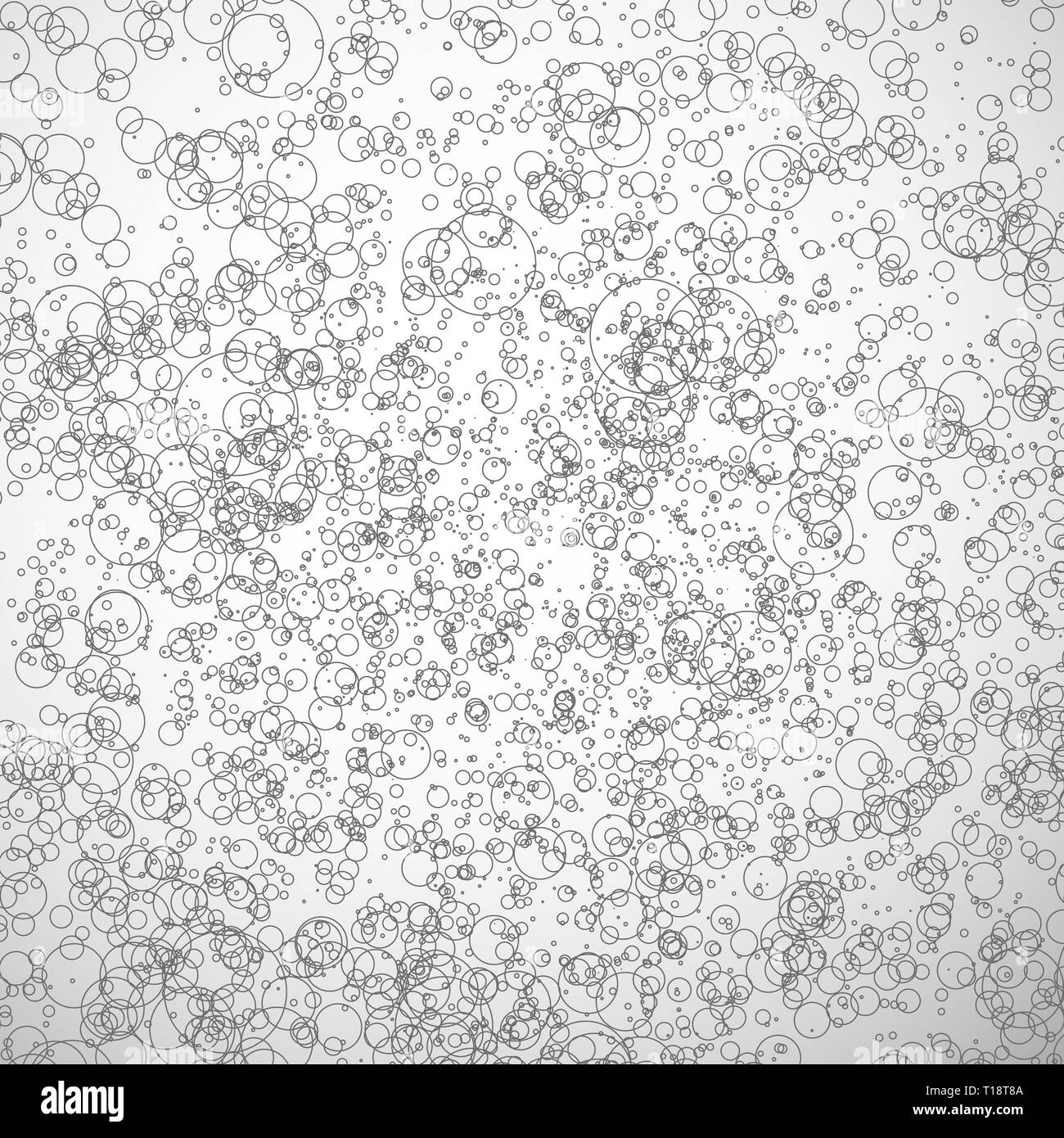 Vector texture, pattern with scattered, random circles Stock Photo - Alamy