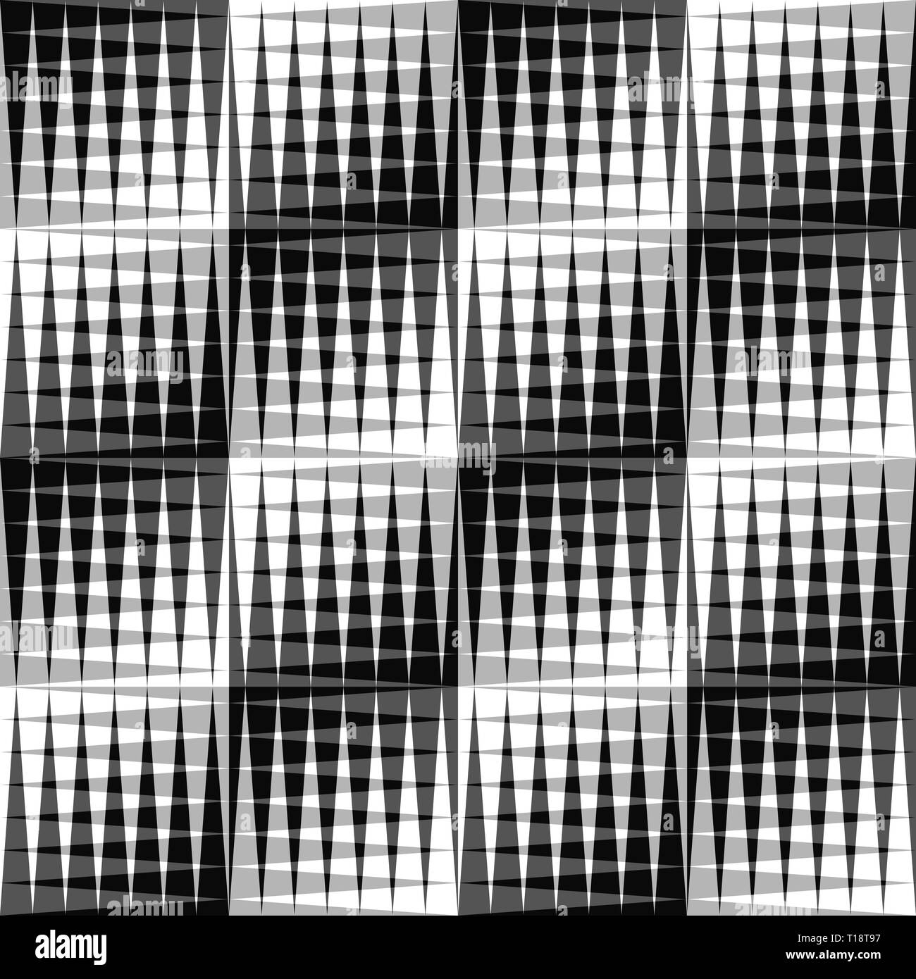 Overlapping triangles seamless patterns. Editable vector background ...