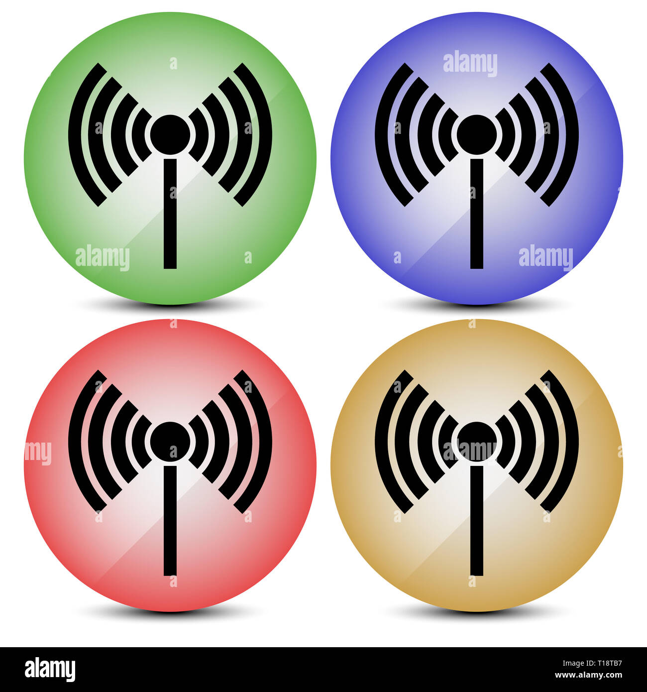 Transmitting antenna Cut Out Stock Images & Pictures - Alamy