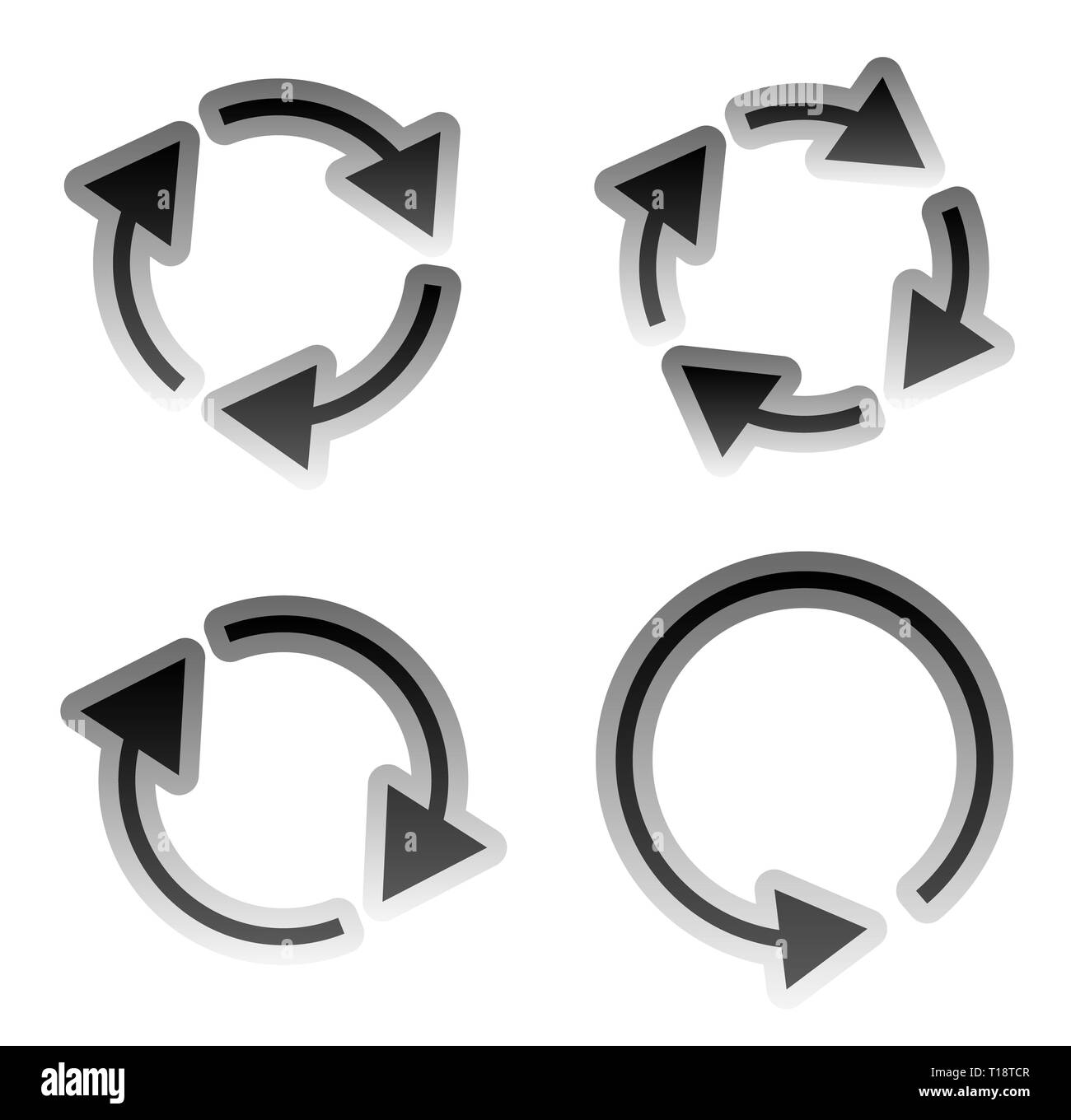 Circular arrow icon Stock Photo - Alamy