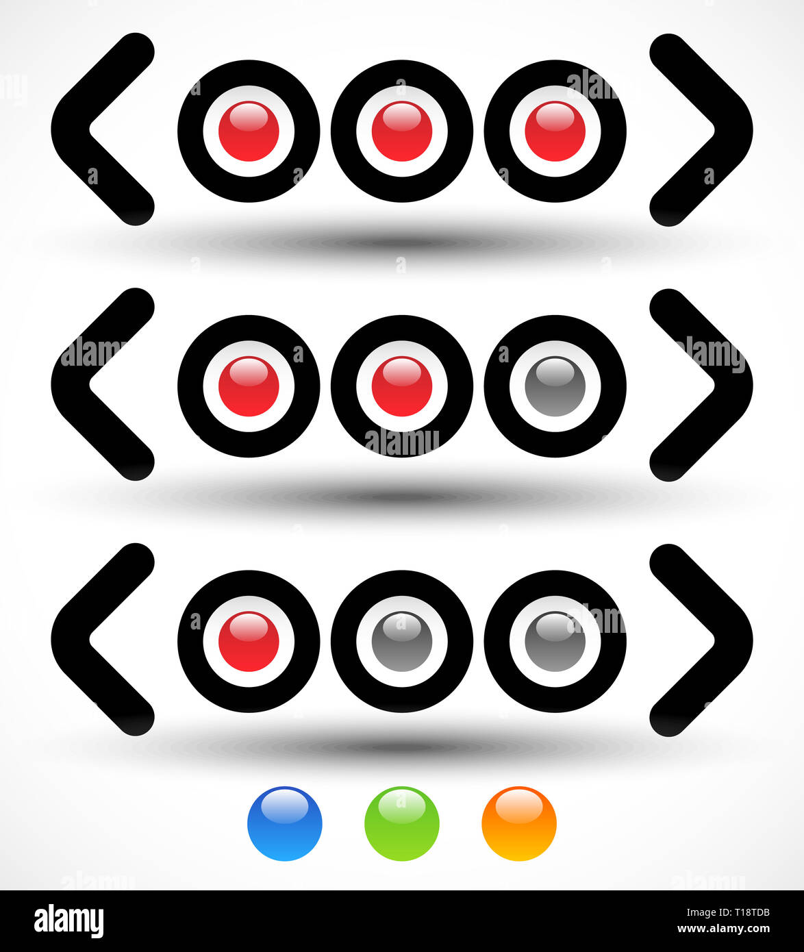 Slide show, slider navigation / Pagination UI element Stock Photo - Alamy Slide show, slider navigation / Pagination UI element Stock Photo - Alamy