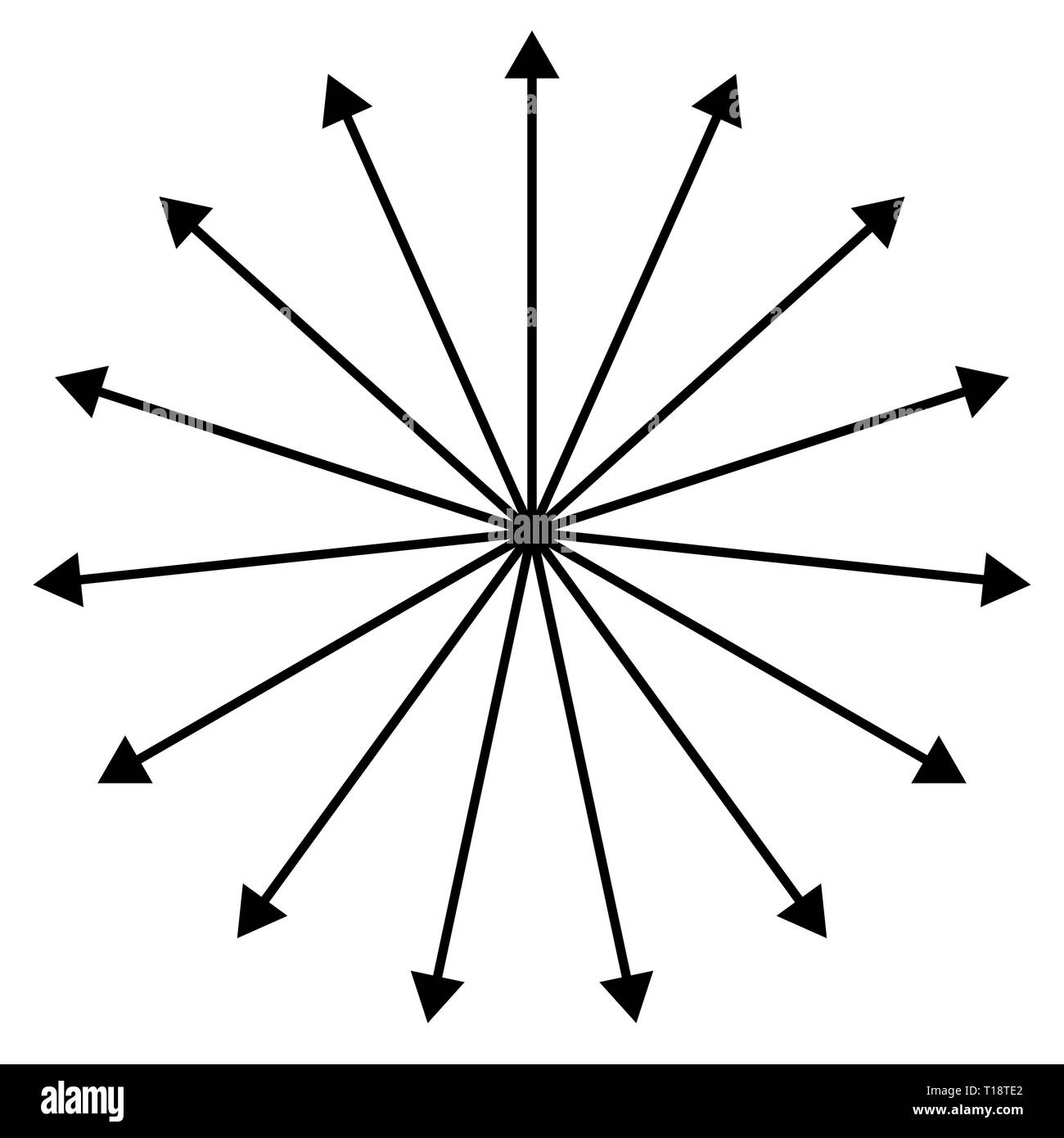 Straight Line With Arrows