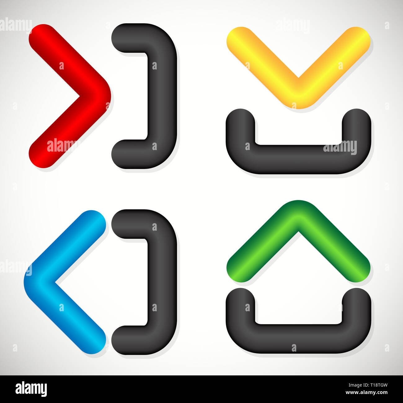 Pull down arrow hi-res stock photography and images - Alamy