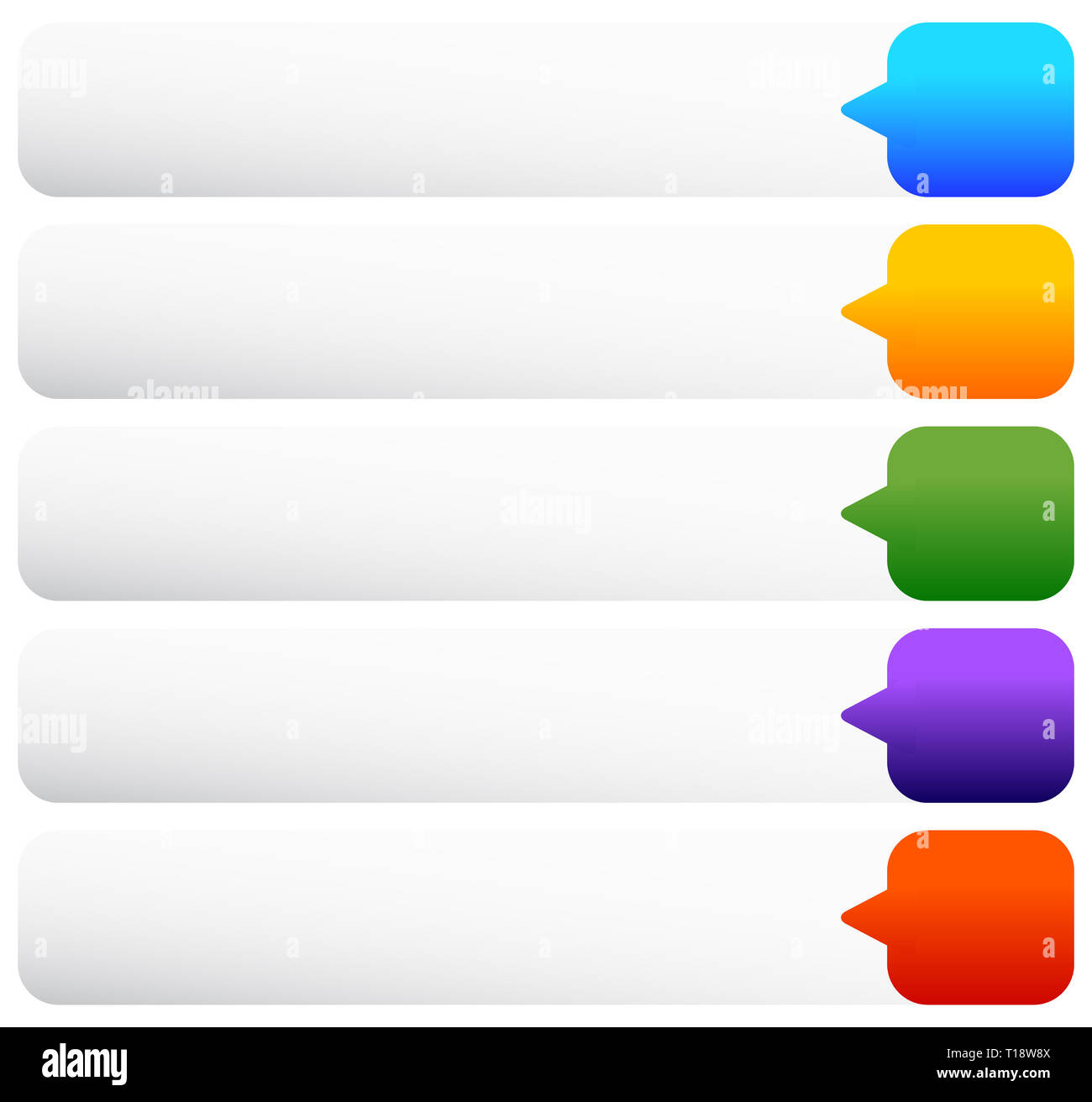 Colored rounded button, banner backgrounds. Vector graphics Stock Photo ...