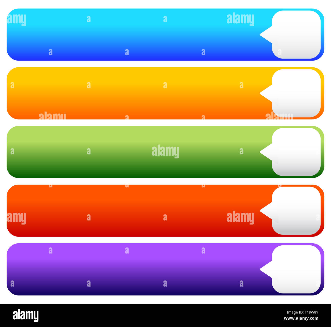 Colored rounded button, banner backgrounds. Vector graphics Stock Photo ...