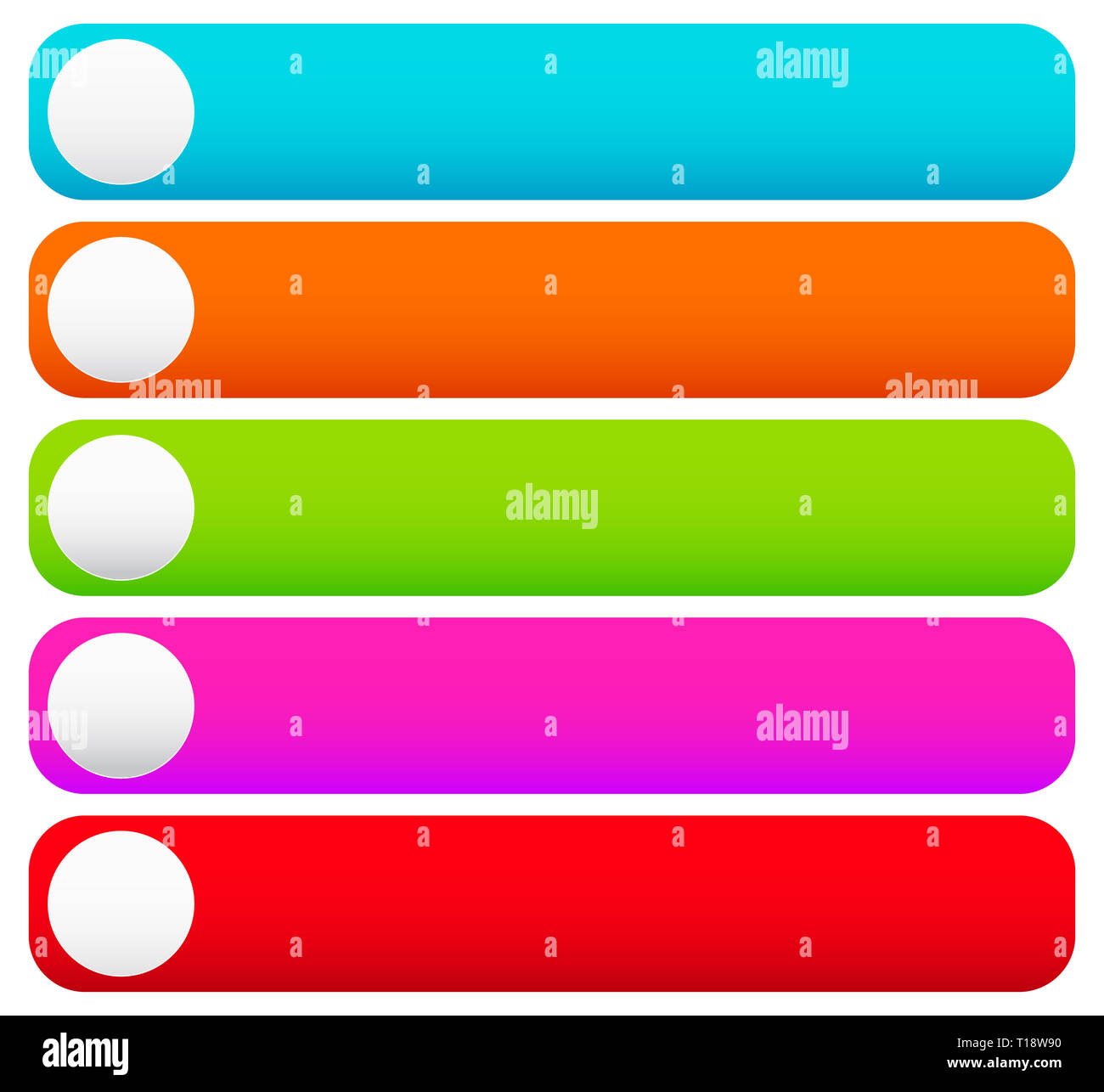 Colored rounded button, banner backgrounds. Vector graphics Stock Photo ...