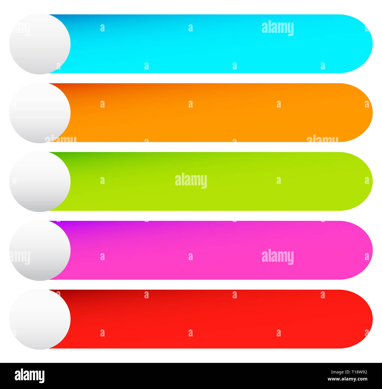 Colored rounded button, banner backgrounds. Vector graphics Stock Photo ...