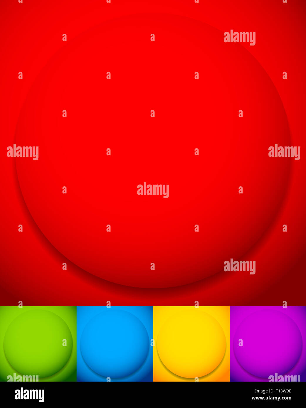 Empty colorful circle shape, circle element, vector eps 10 Stock Photo ...