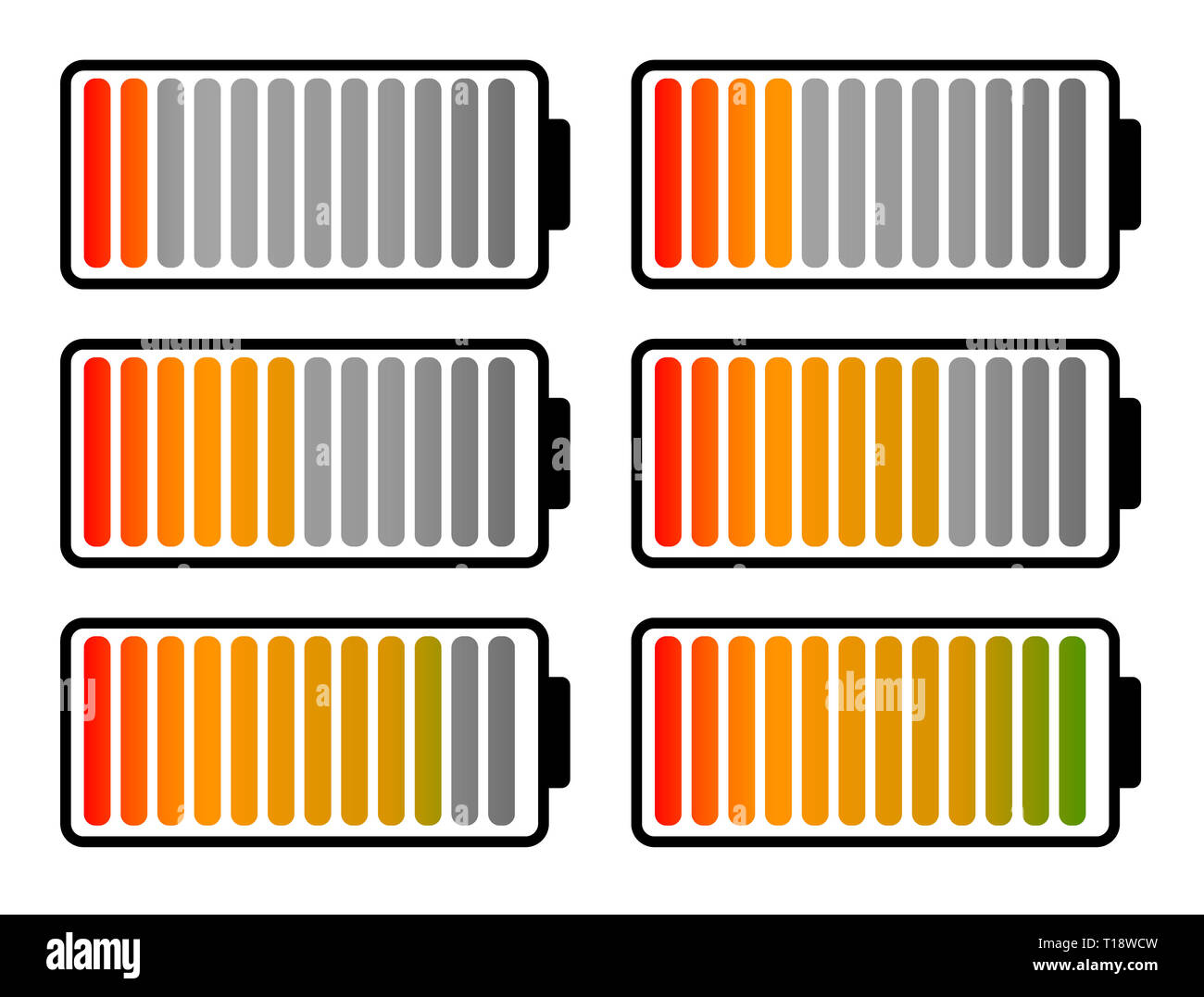 Battery gauge bar hi-res stock photography and images - Alamy