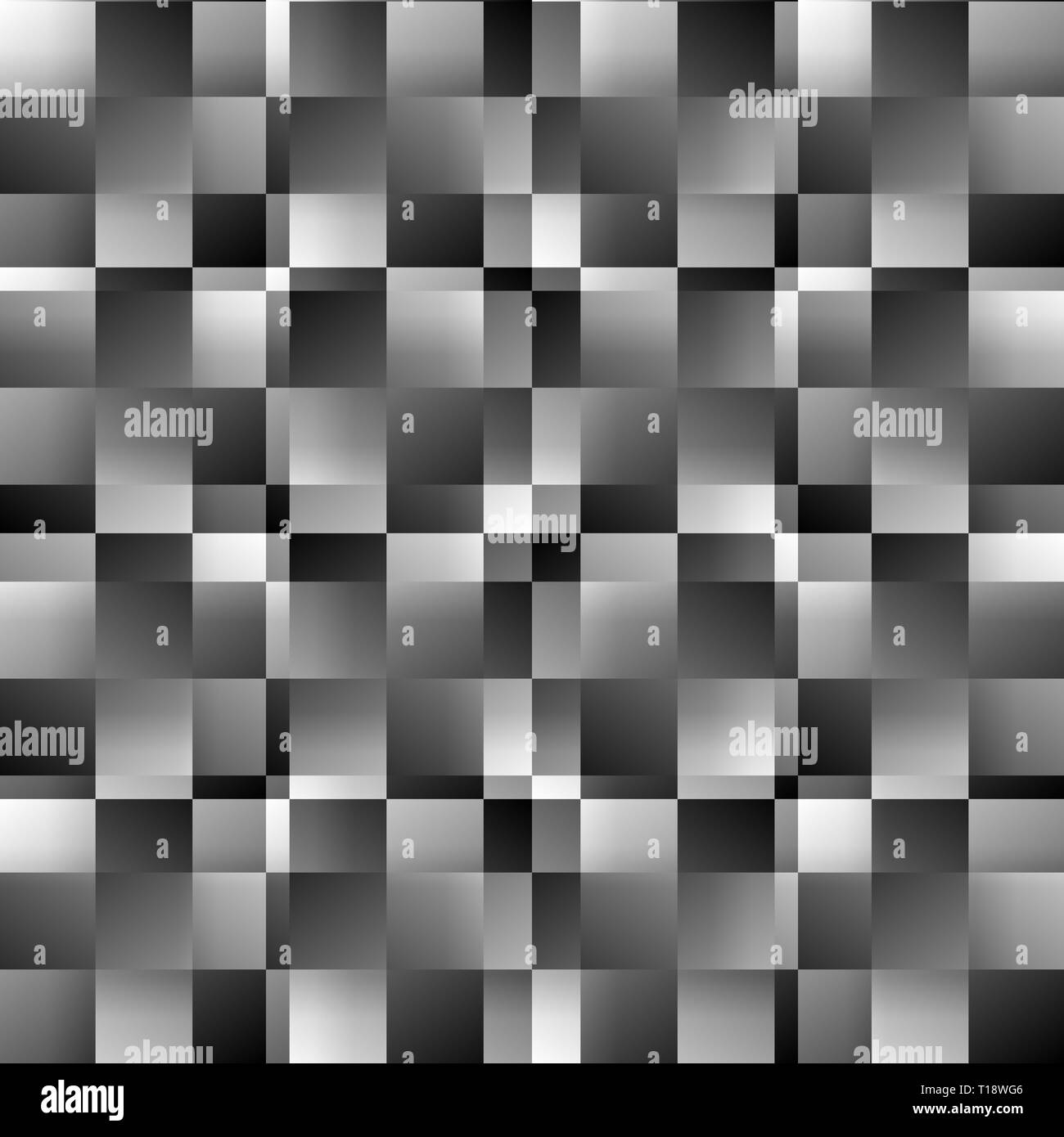 Overlapping tiles Black and White Stock Photos & Images - Alamy