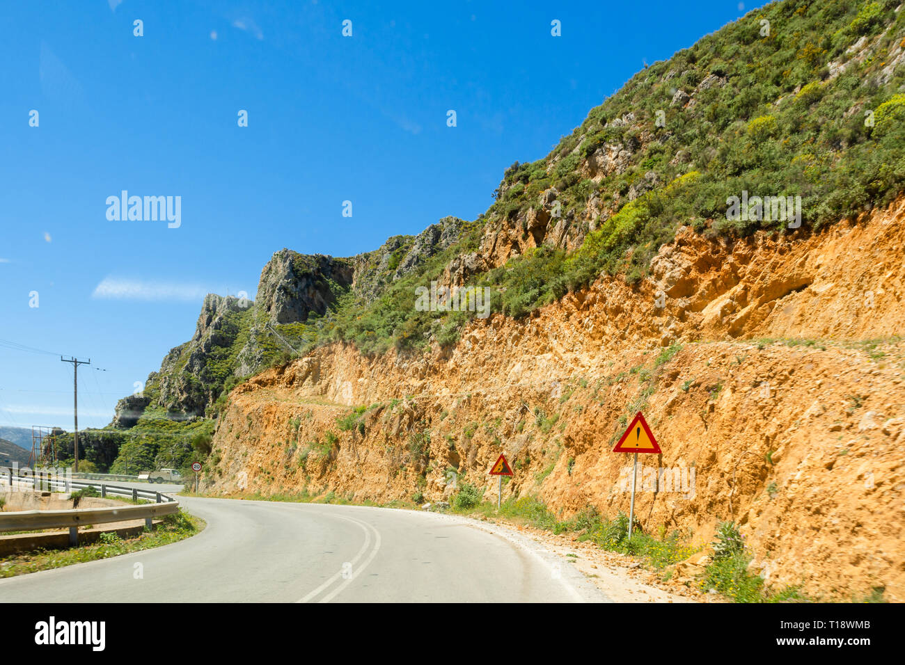 Crete road west hi-res stock photography and images - Alamy