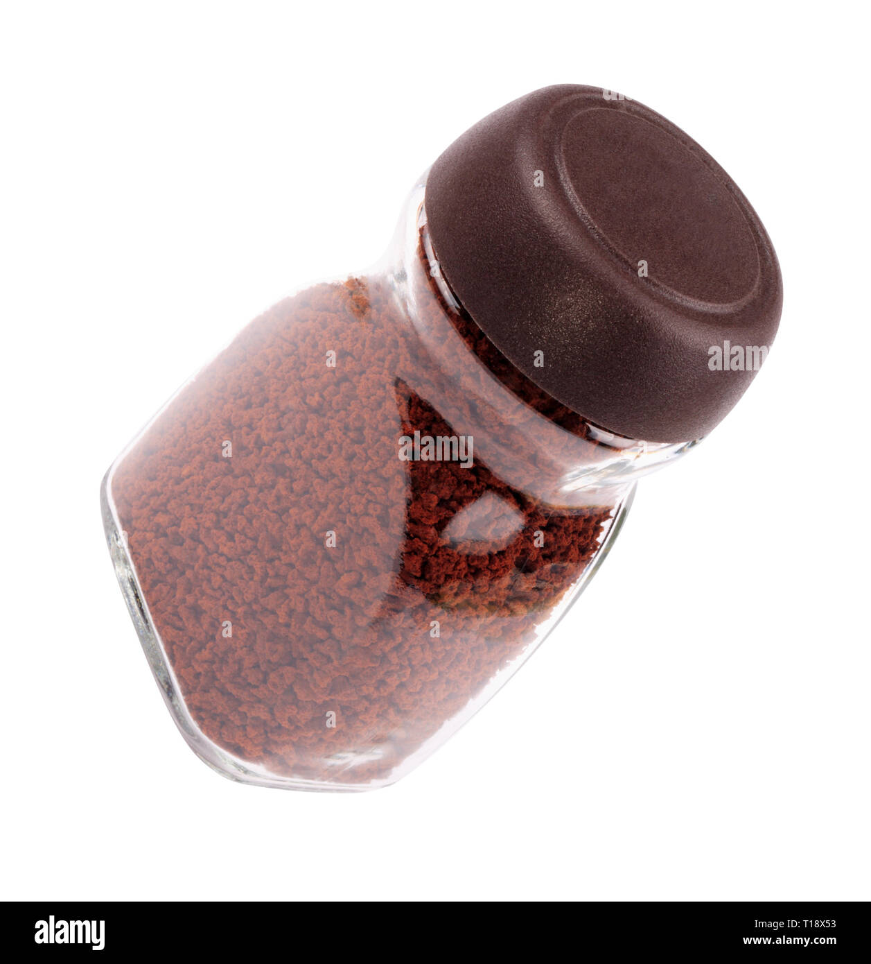 Jar of Instant Coffee Isolated Stock Photo - Alamy