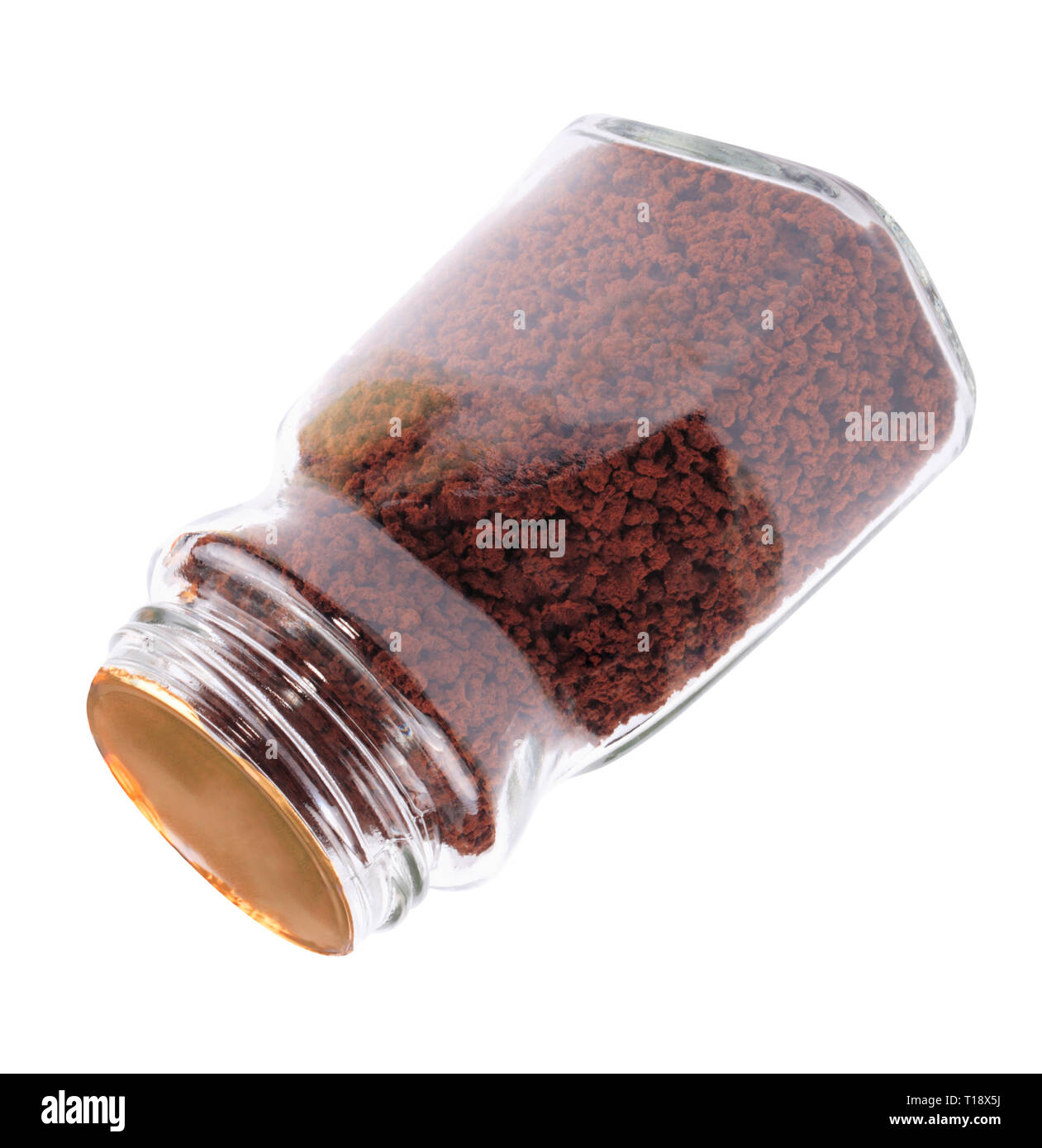 Jar of Instant Coffee Isolated Stock Photo - Alamy